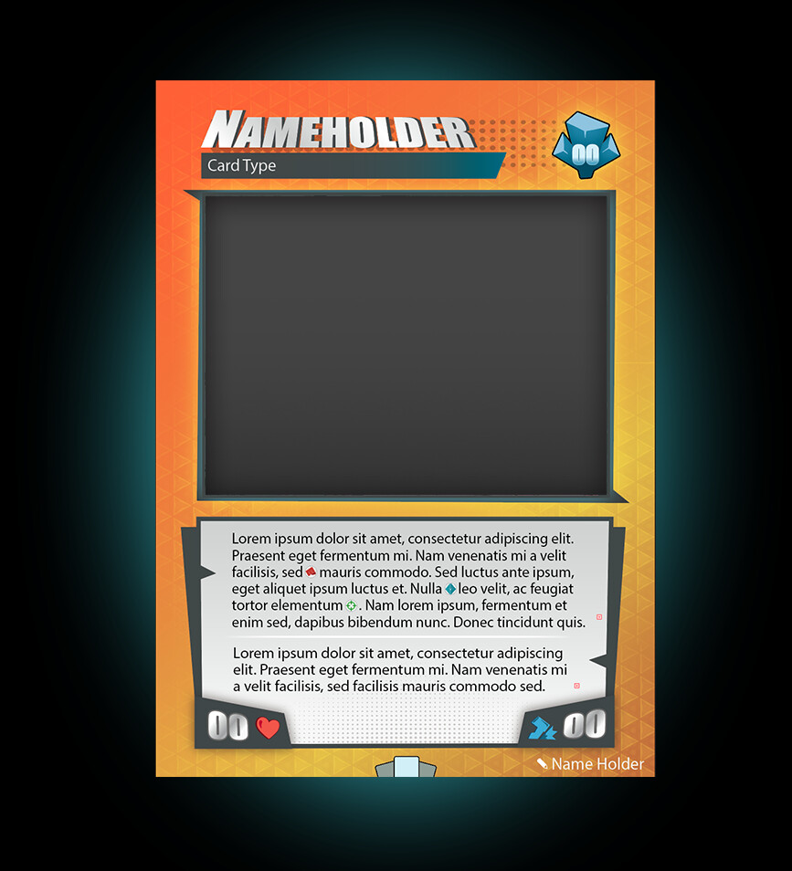 ArtStation - Comic Book Stylized Card Frame
