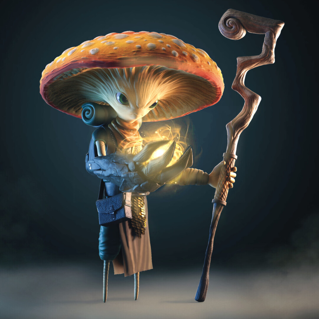 ArtStation - Mushroom Character