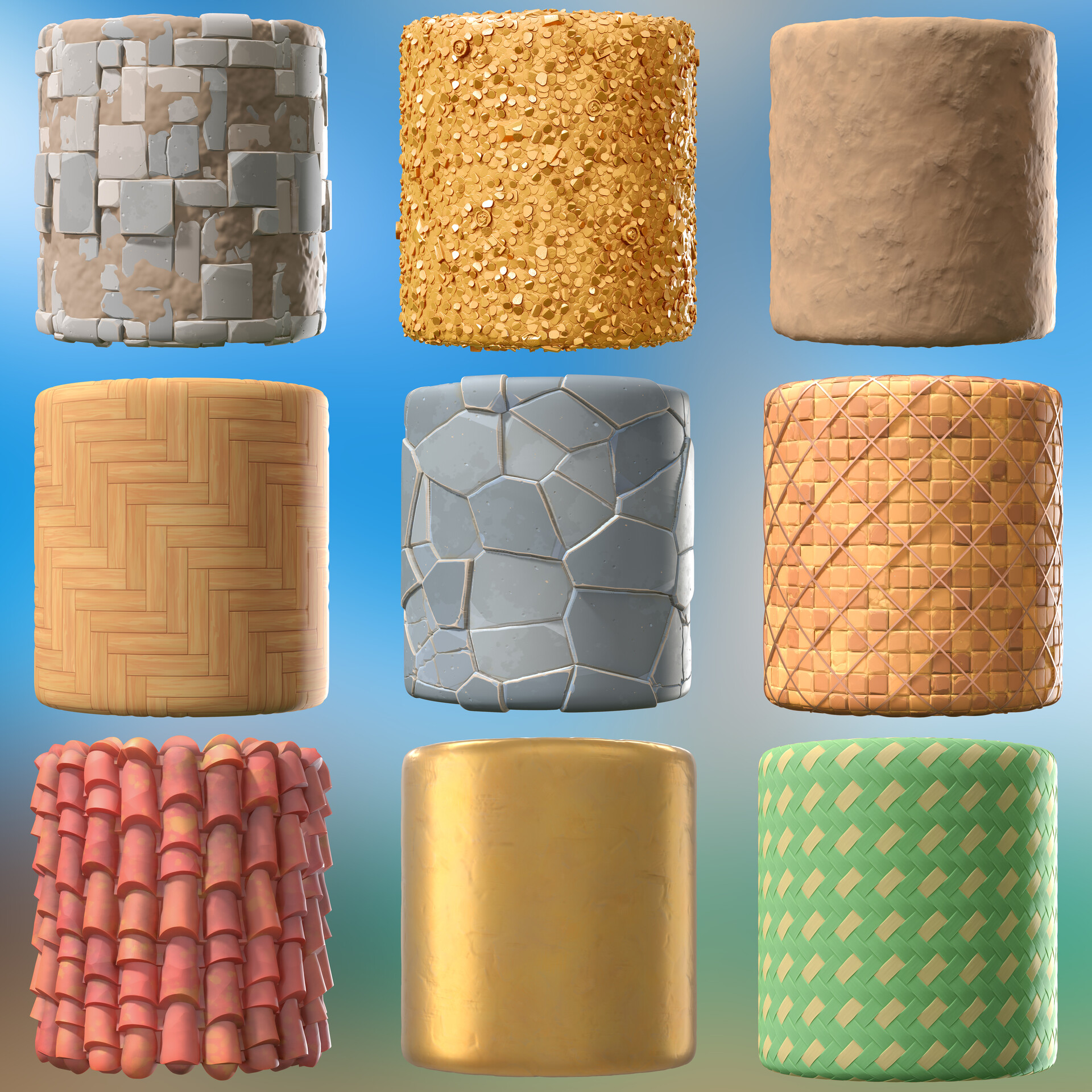 ArtStation - Stylized_Material