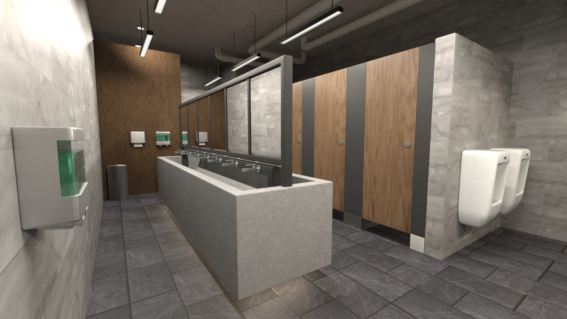 ArtStation - Primary School Washroom Design v2