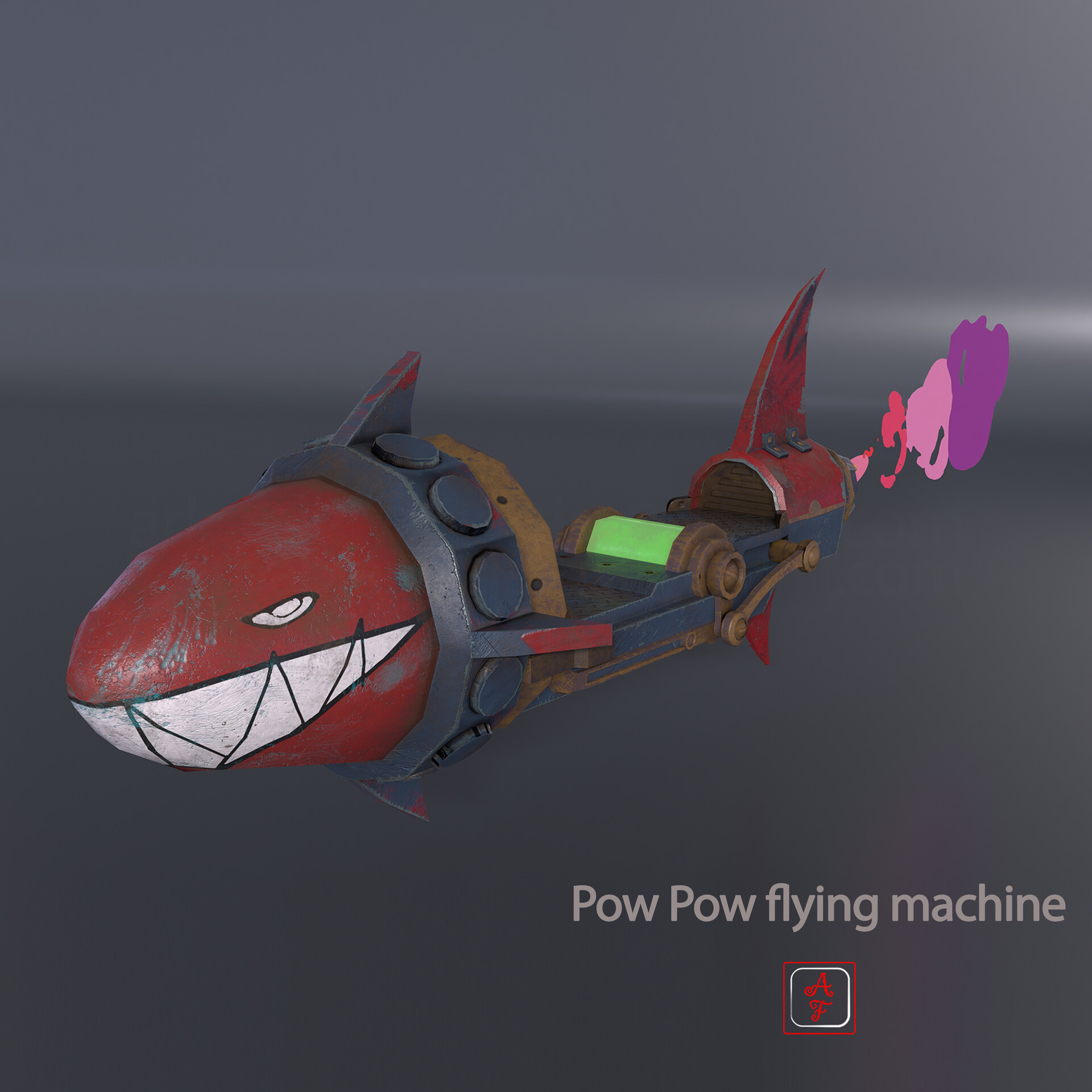 ArtStation - Pow Pow Flying Machine
