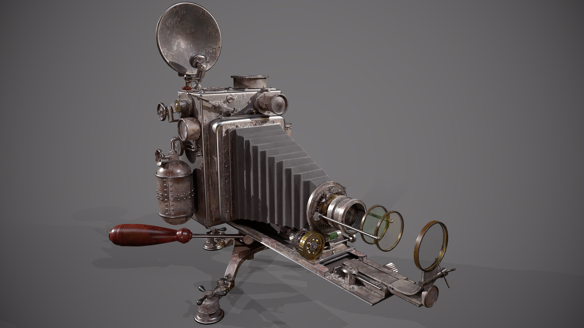 sangwoo Han - corroded steampunk camera