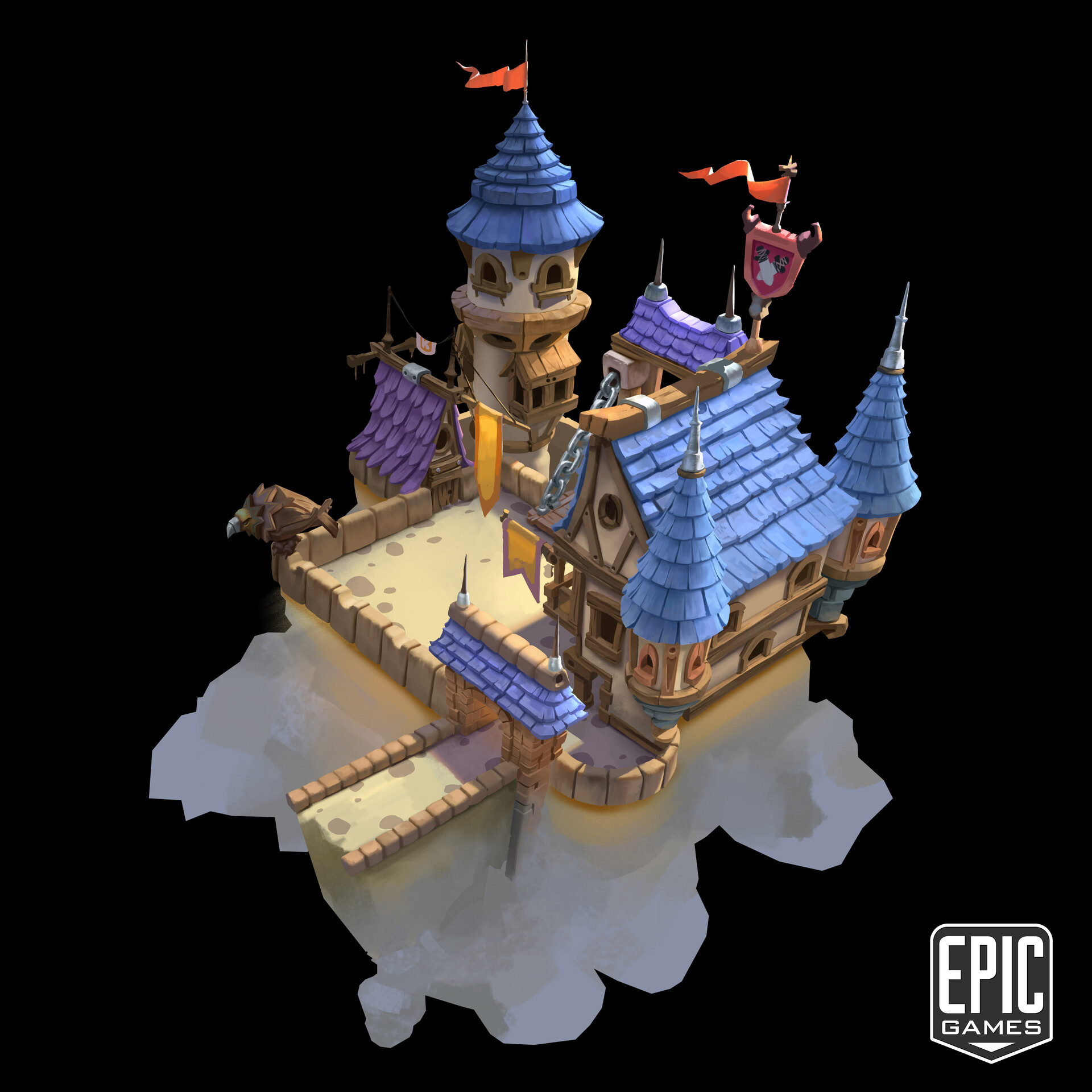ArtStation - Castle Environment design- Epic Games
