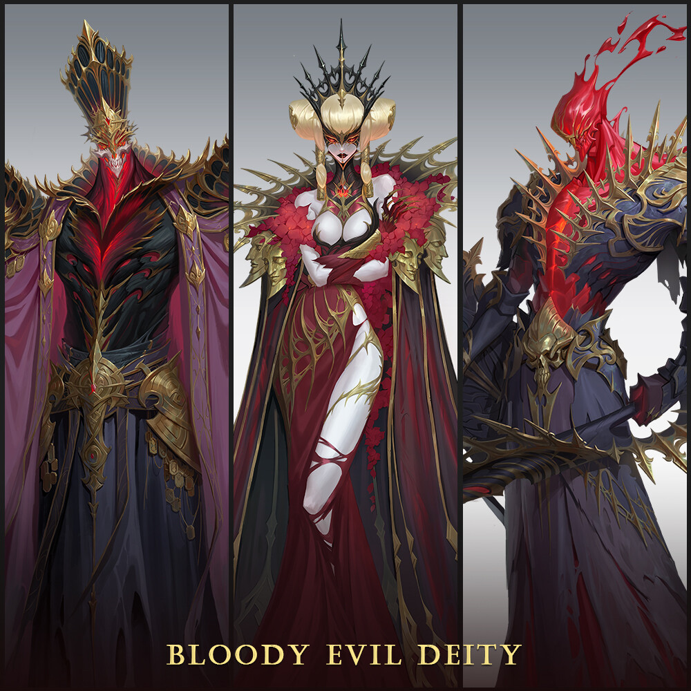ArtStation - BLOODY EVIL DEITY