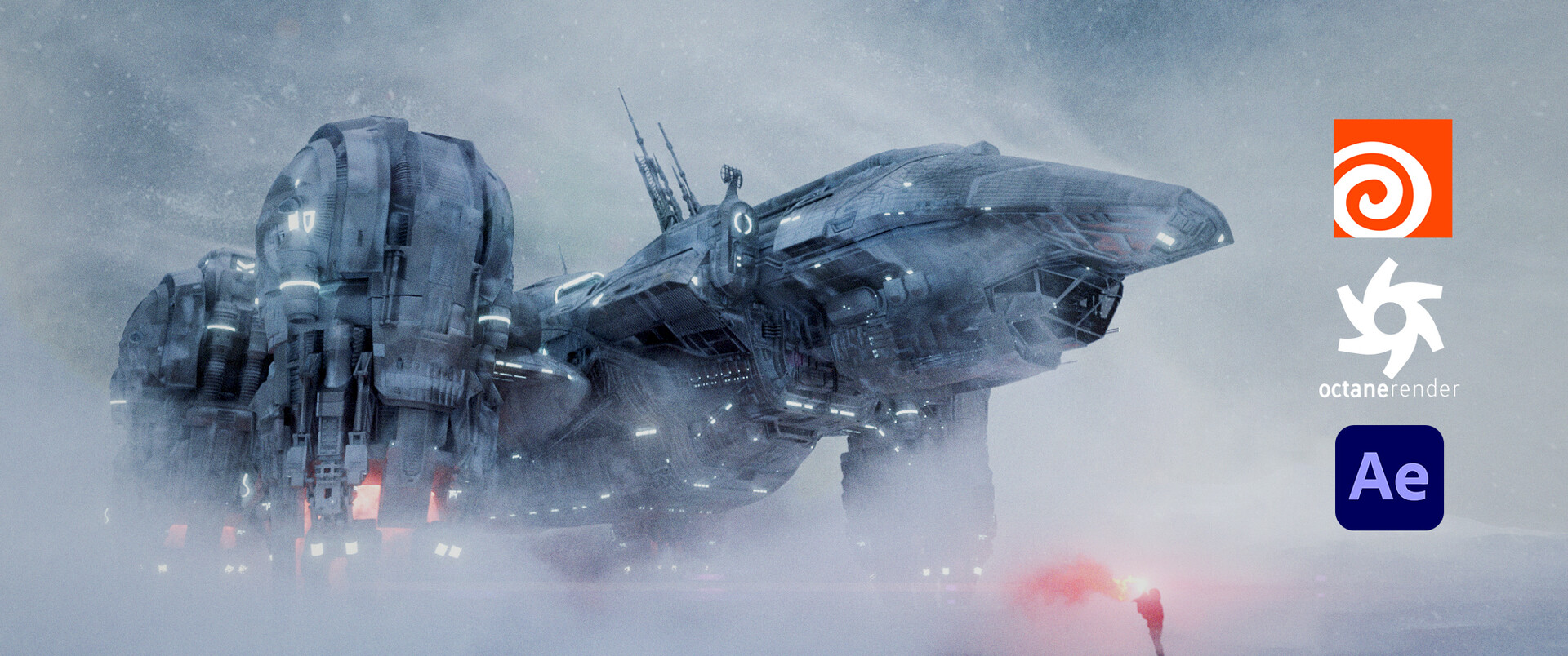 ArtStation - Landing USCSS Prometheus - FX Recreation