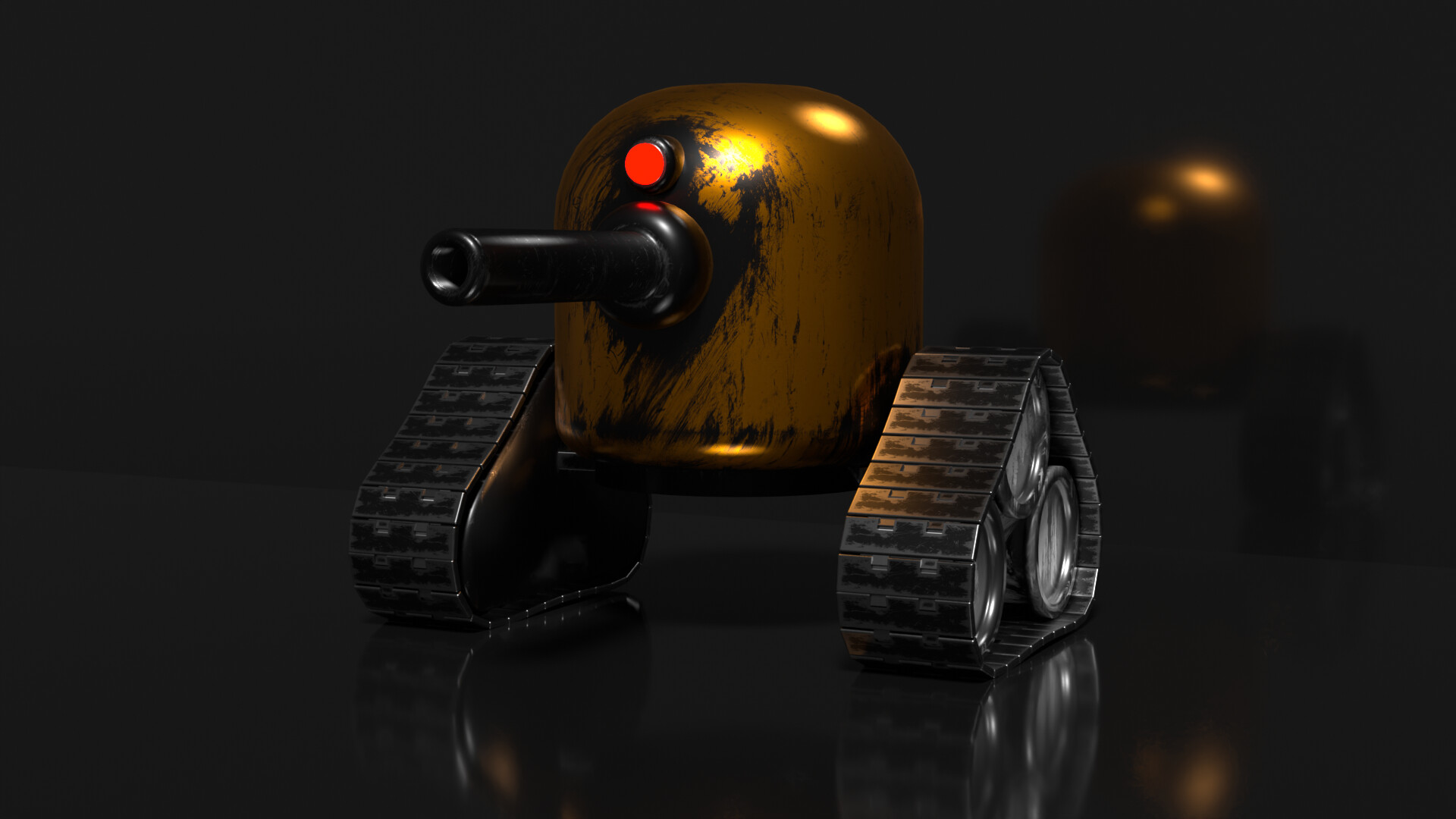 ArtStation - Stylised Little Tank Robot 🪖🚨