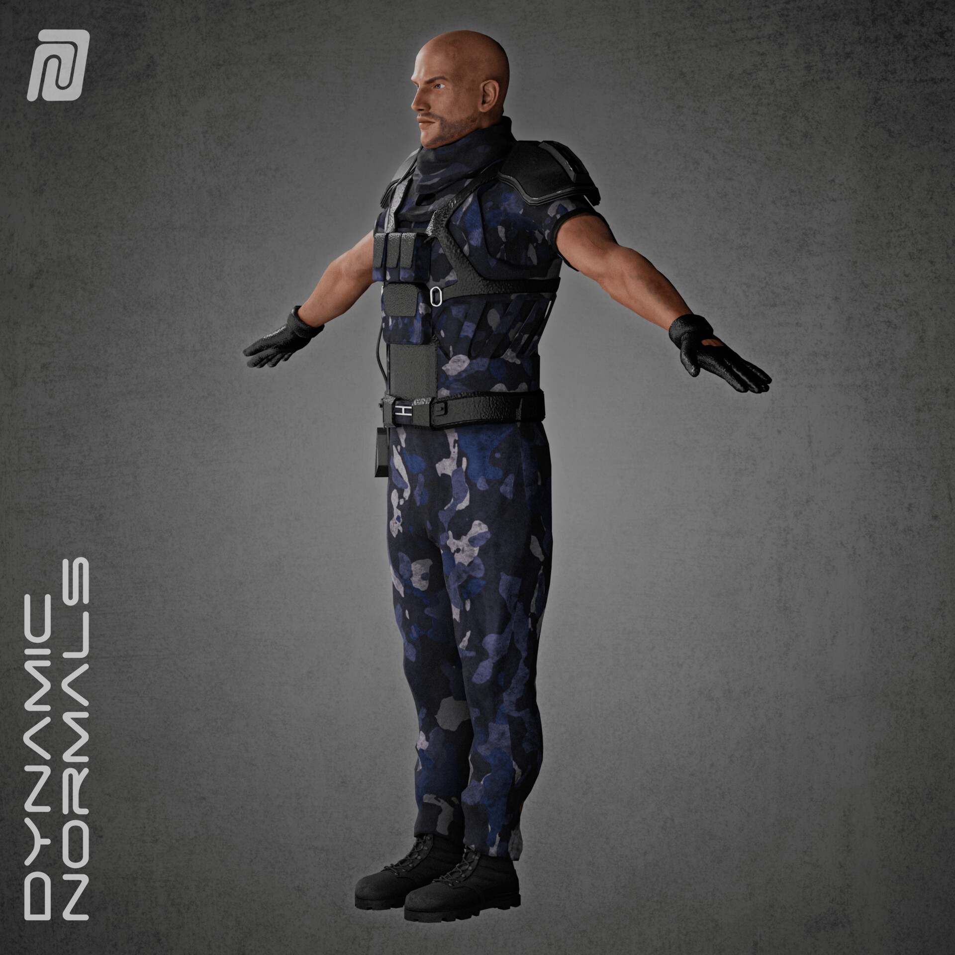 ArtStation - Soldier Character Game ready | Blender