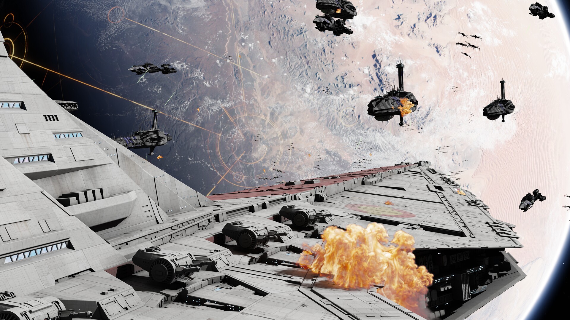 ArtStation - Star Wars Galactic Battle ship