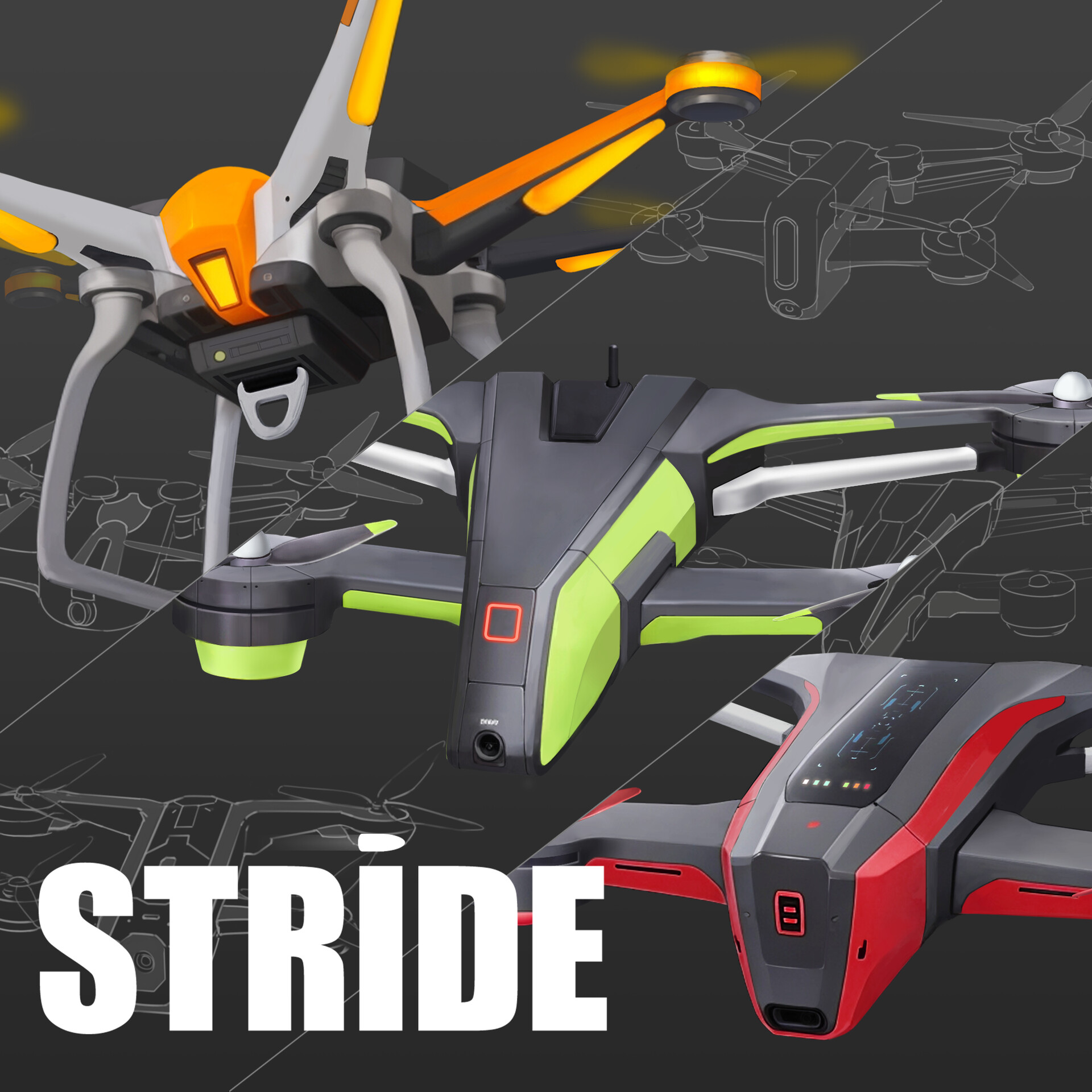 ArtStation - Drones Concept