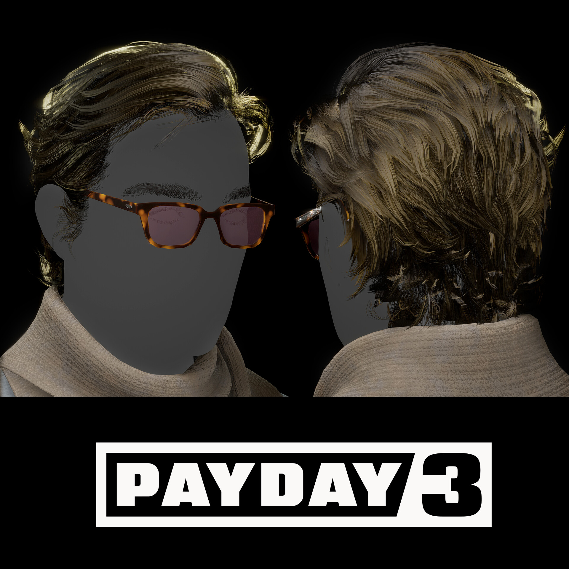 ArtStation - NPC hair for Payday 3