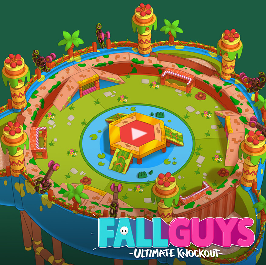 ArtStation - Fall Guys Season 5 Level works