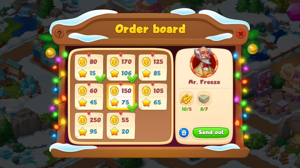 ArtStation - Farm Game UI