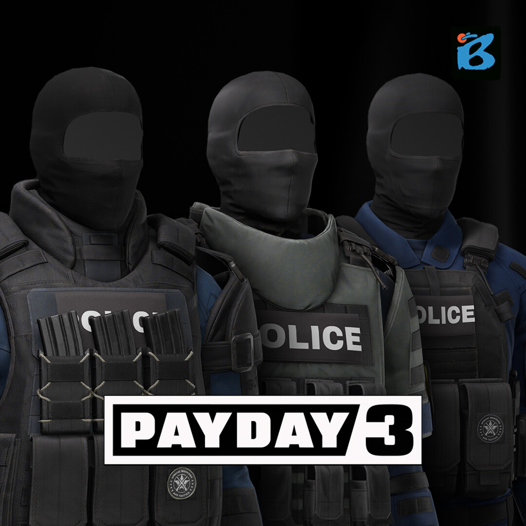 ArtStation - SWAT Enemies I PAYDAY 3