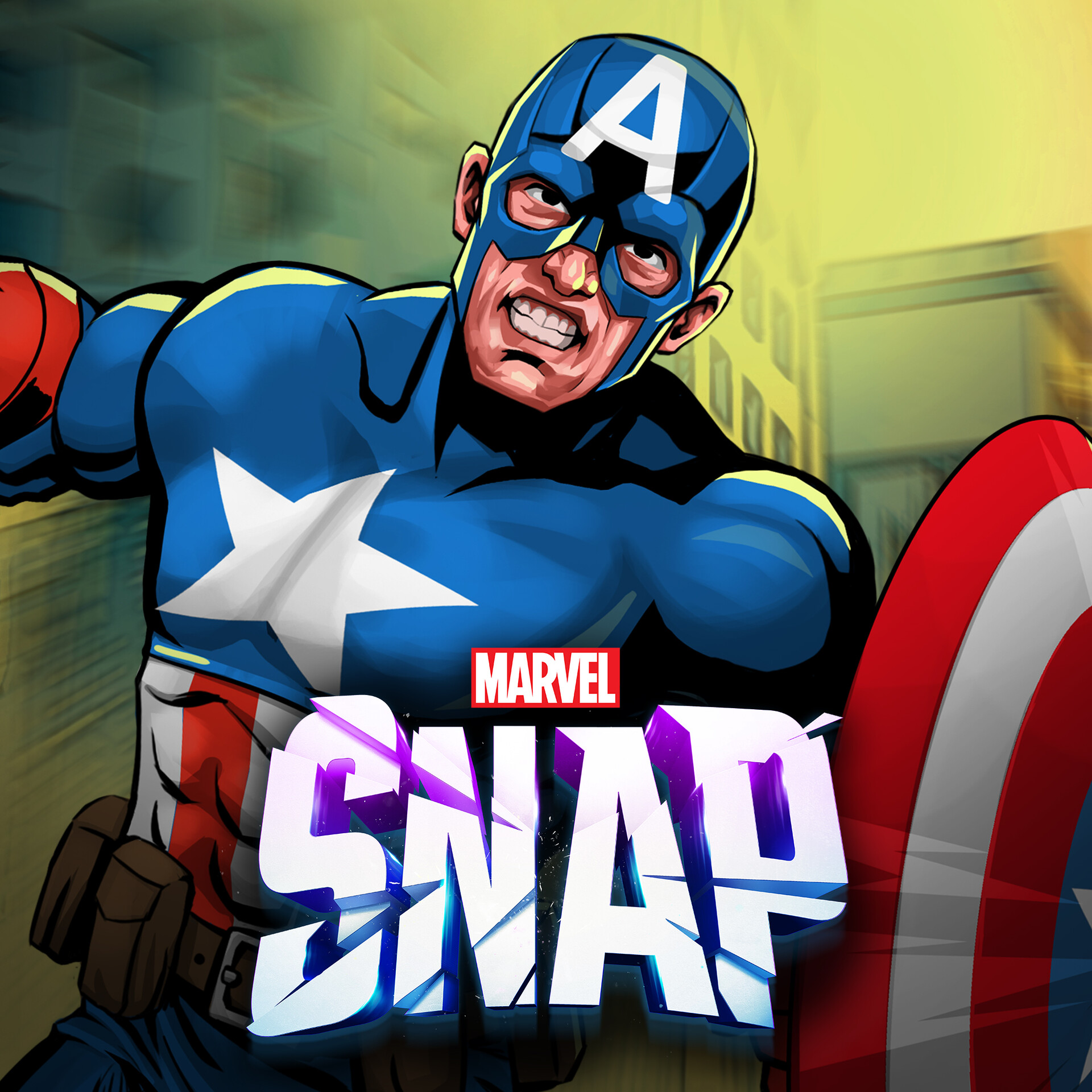 ArtStation - Captain America - Marvel Snap Card Game Fanart