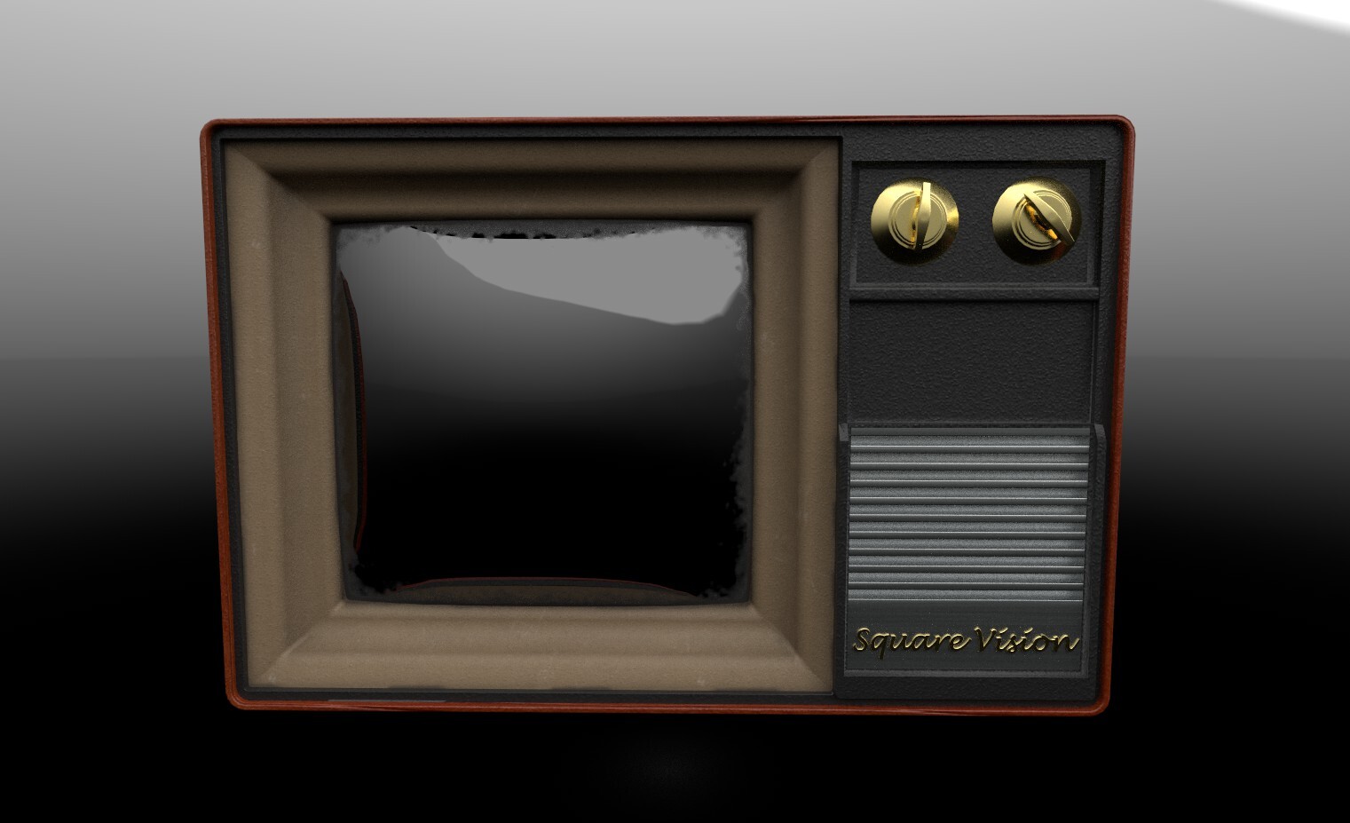 ArtStation - CRT Television asset