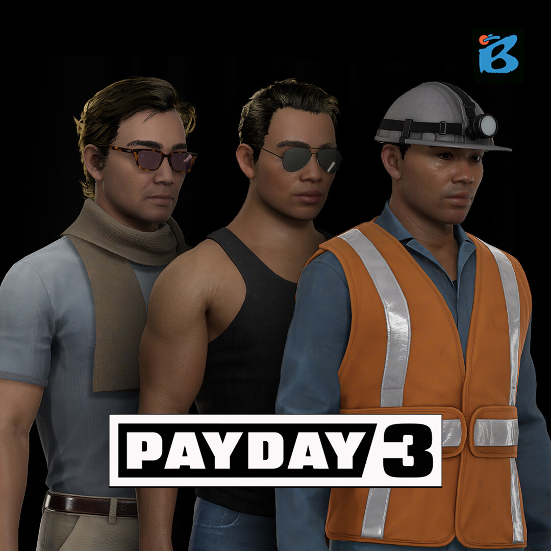 ArtStation - Civilian NPCs 01 I PAYDAY 3