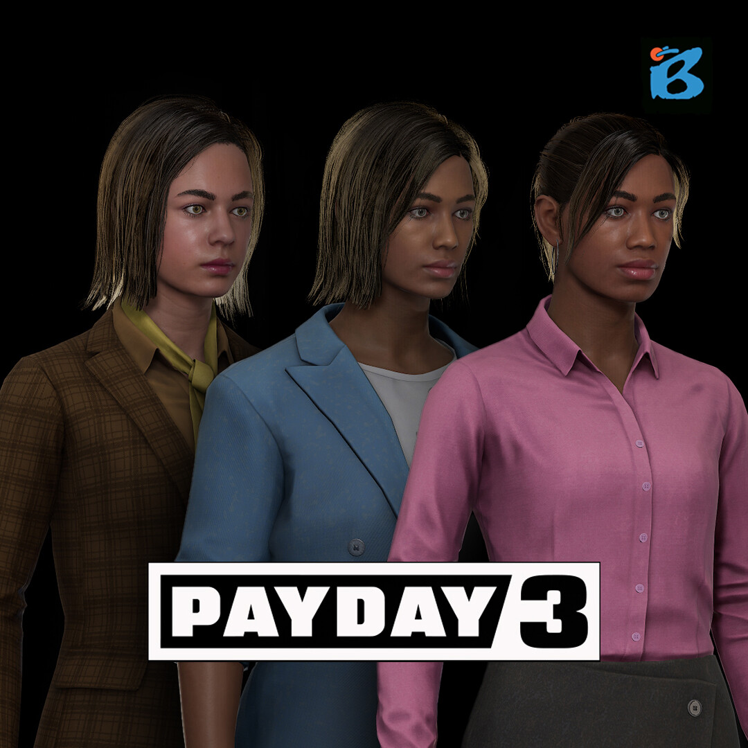 ArtStation - Civilian NPCs 02 I PAYDAY 3