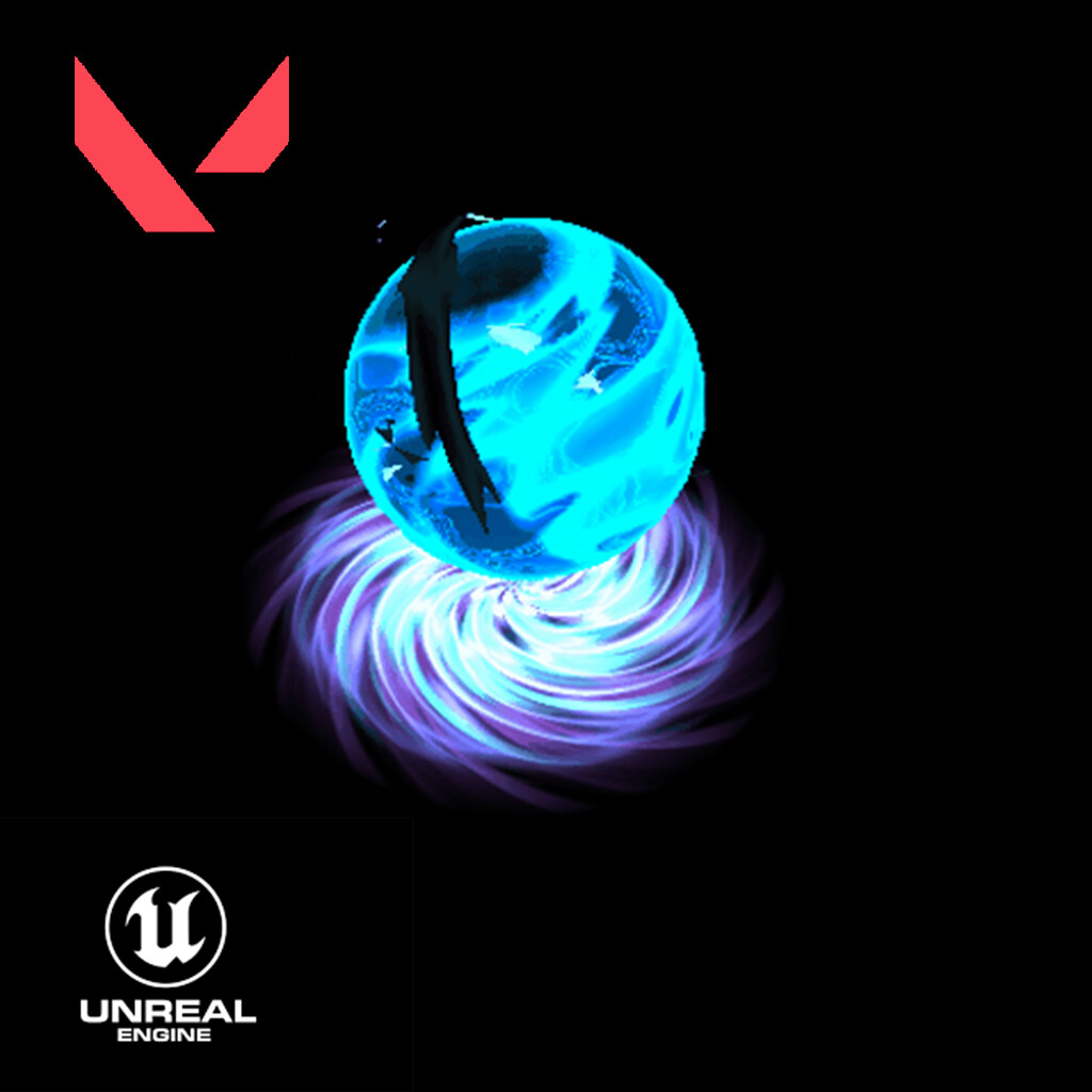 ArtStation - VFX Spell inspired of Omen and Blind in Valorant FanArt