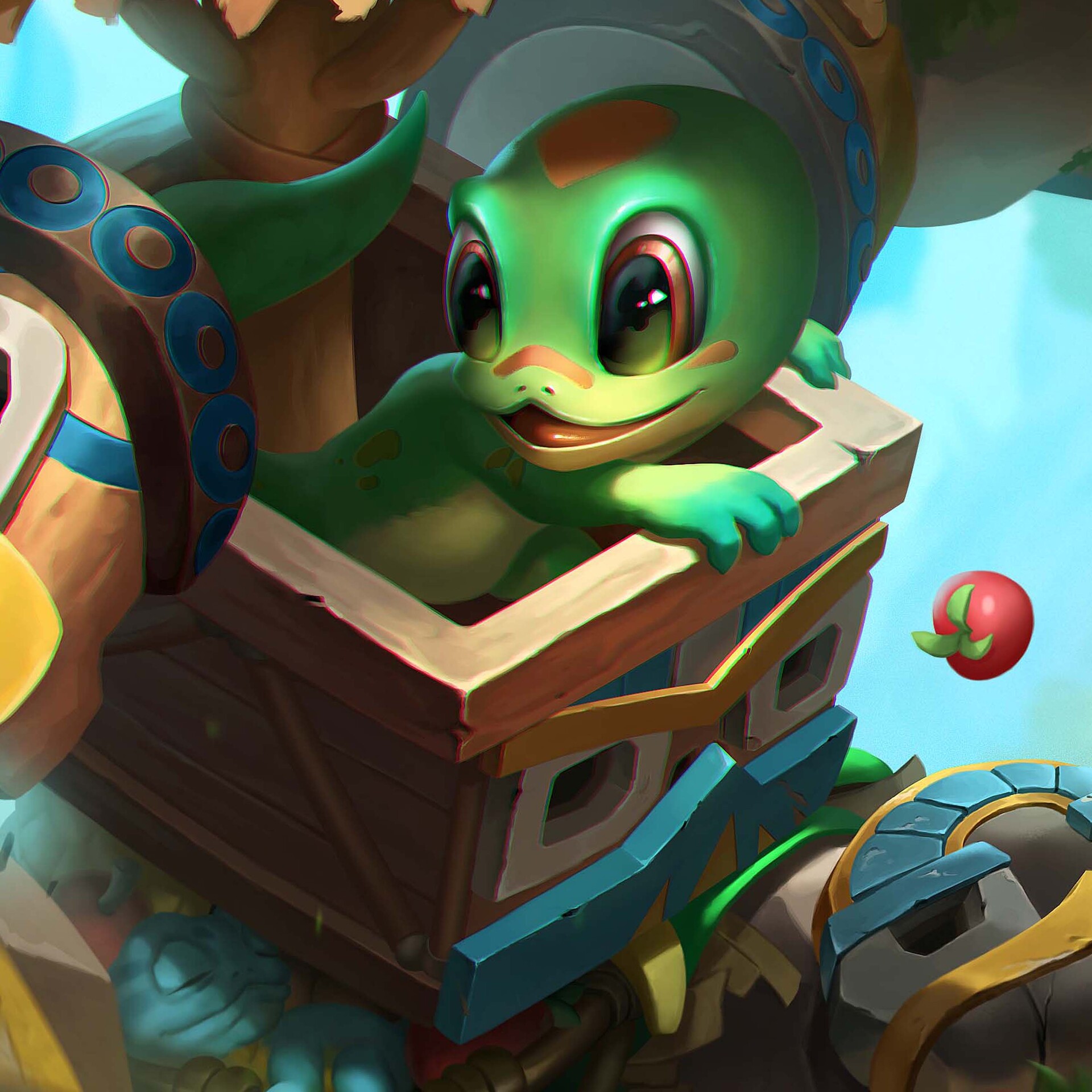 ArtStation - Smite Fan Art - Cabrakan Gecko Tiki Hut