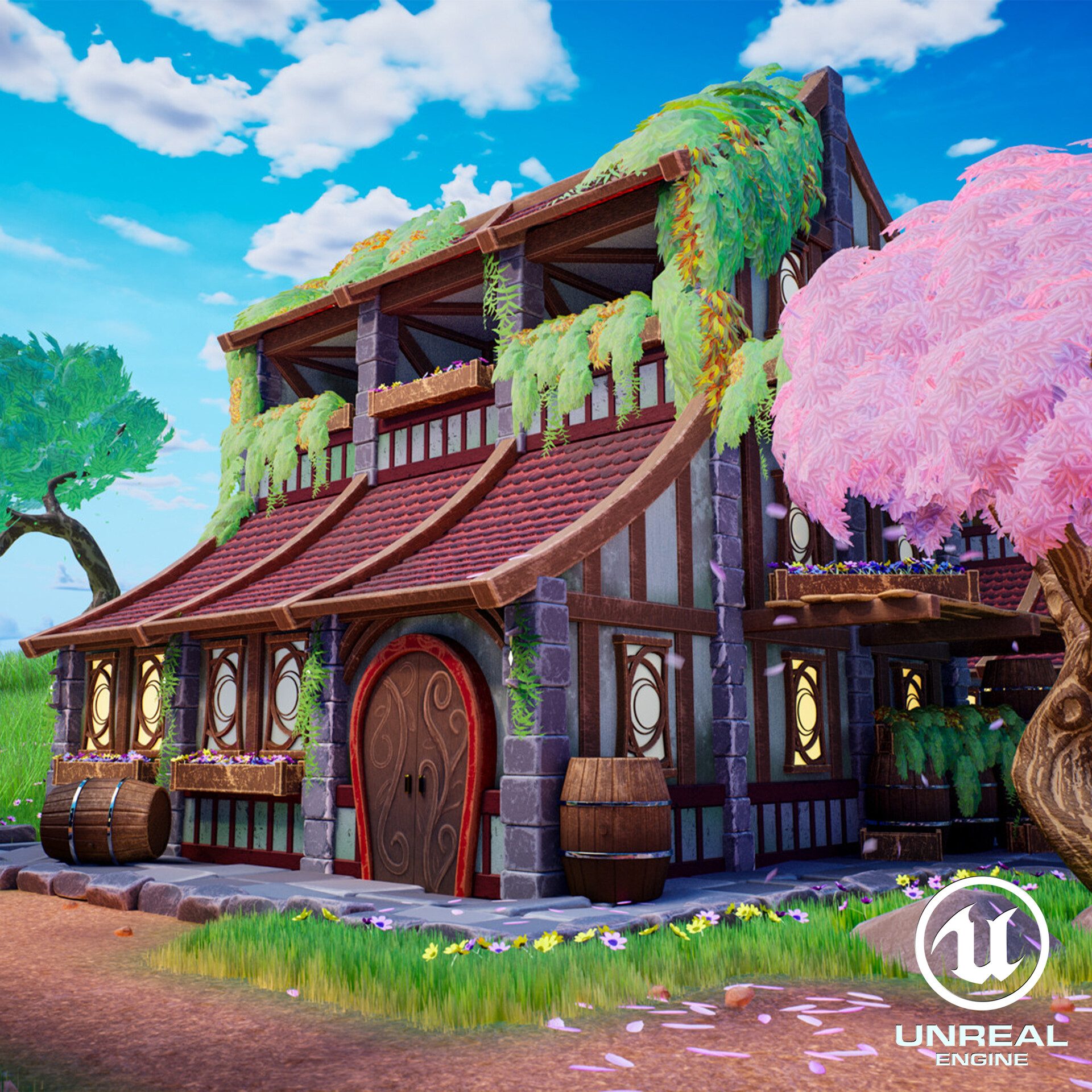 ArtStation - Stylized Village