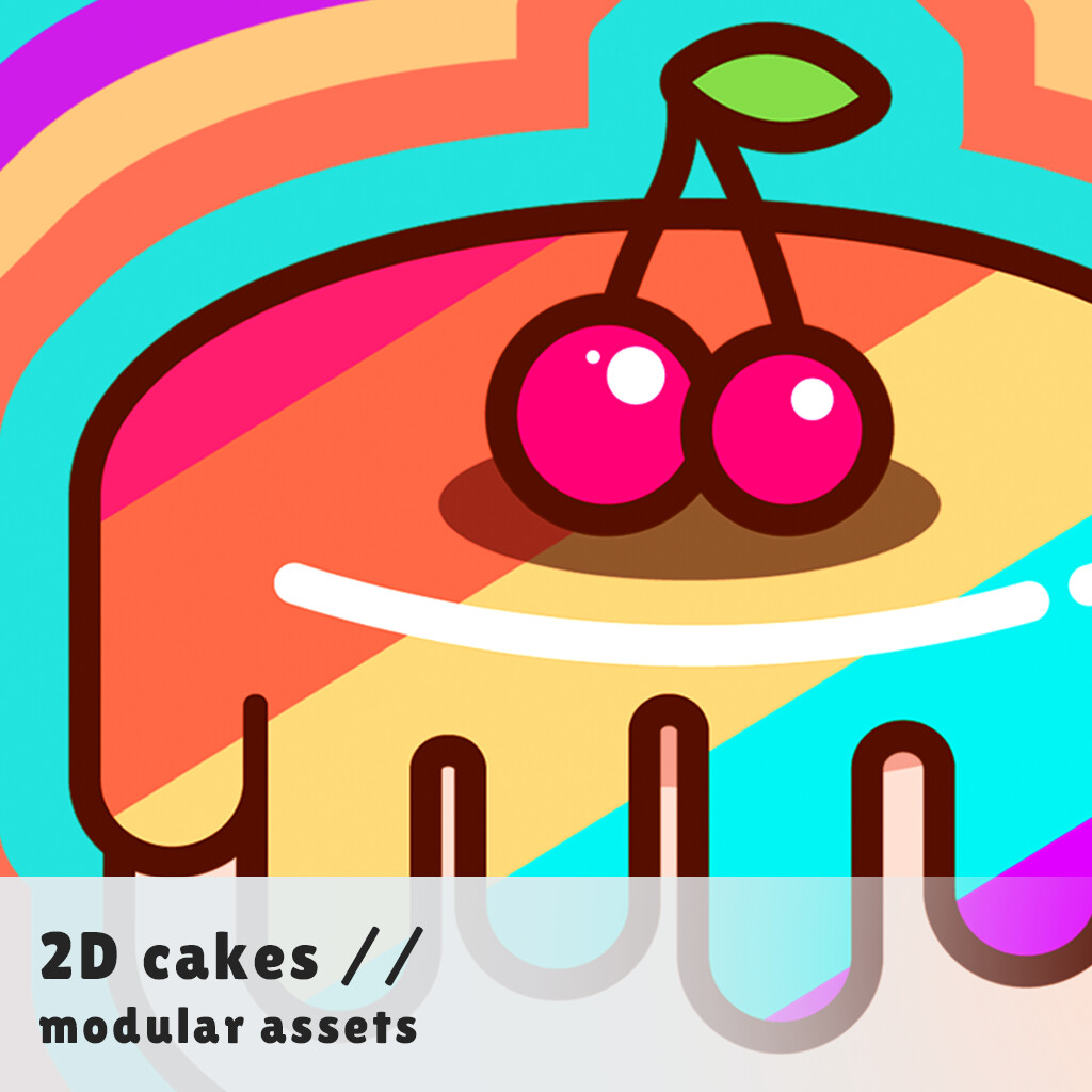 ArtStation - 2D Cakes