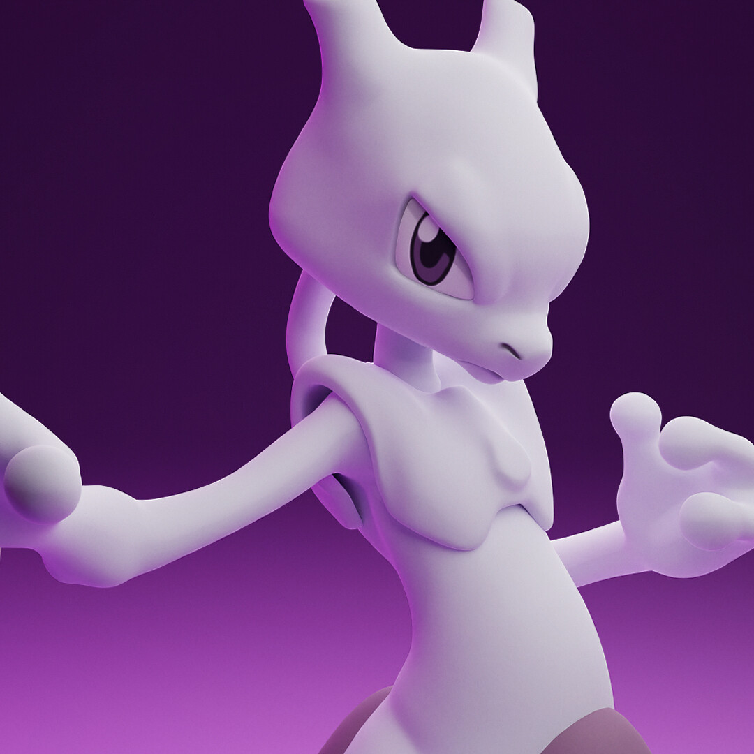 ArtStation - Mewtwo
