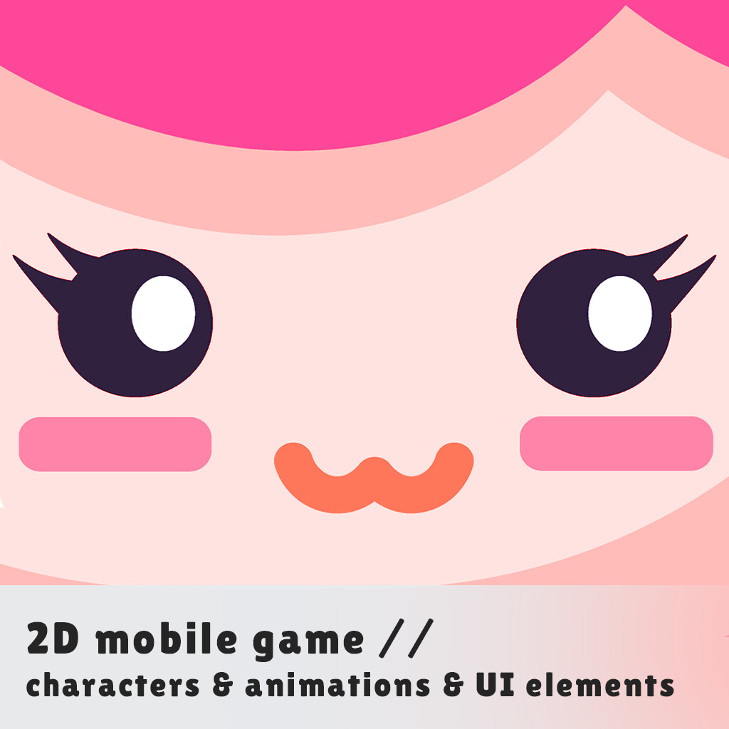 ArtStation - 2D Mobile Game Characters & UI Elements