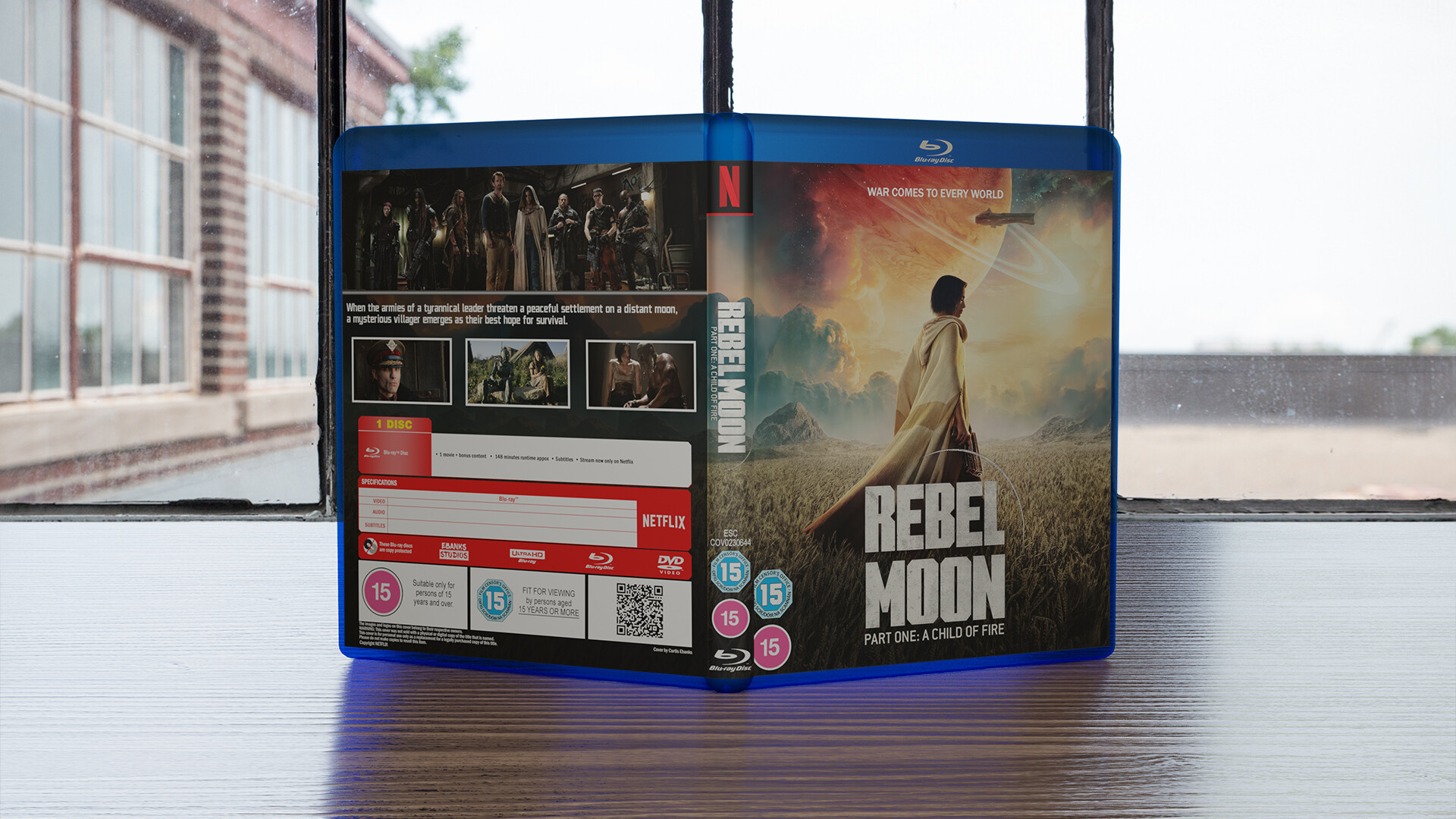ArtStation - Rebel Moon - Part One: A Child of Fire - Custom Blu-ray Cover