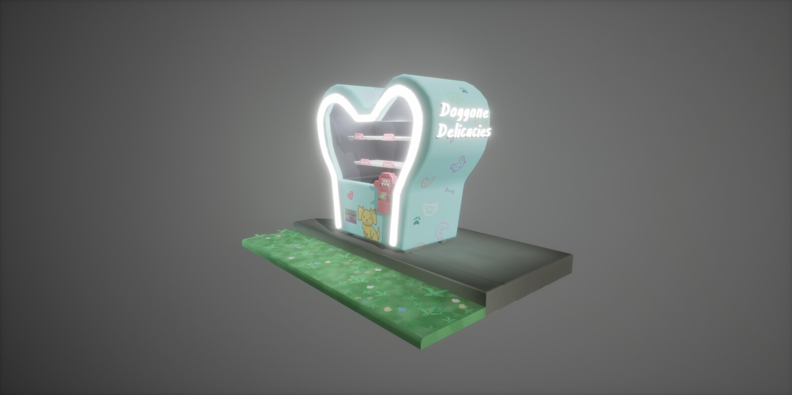 ArtStation - Stylized Vending Machine