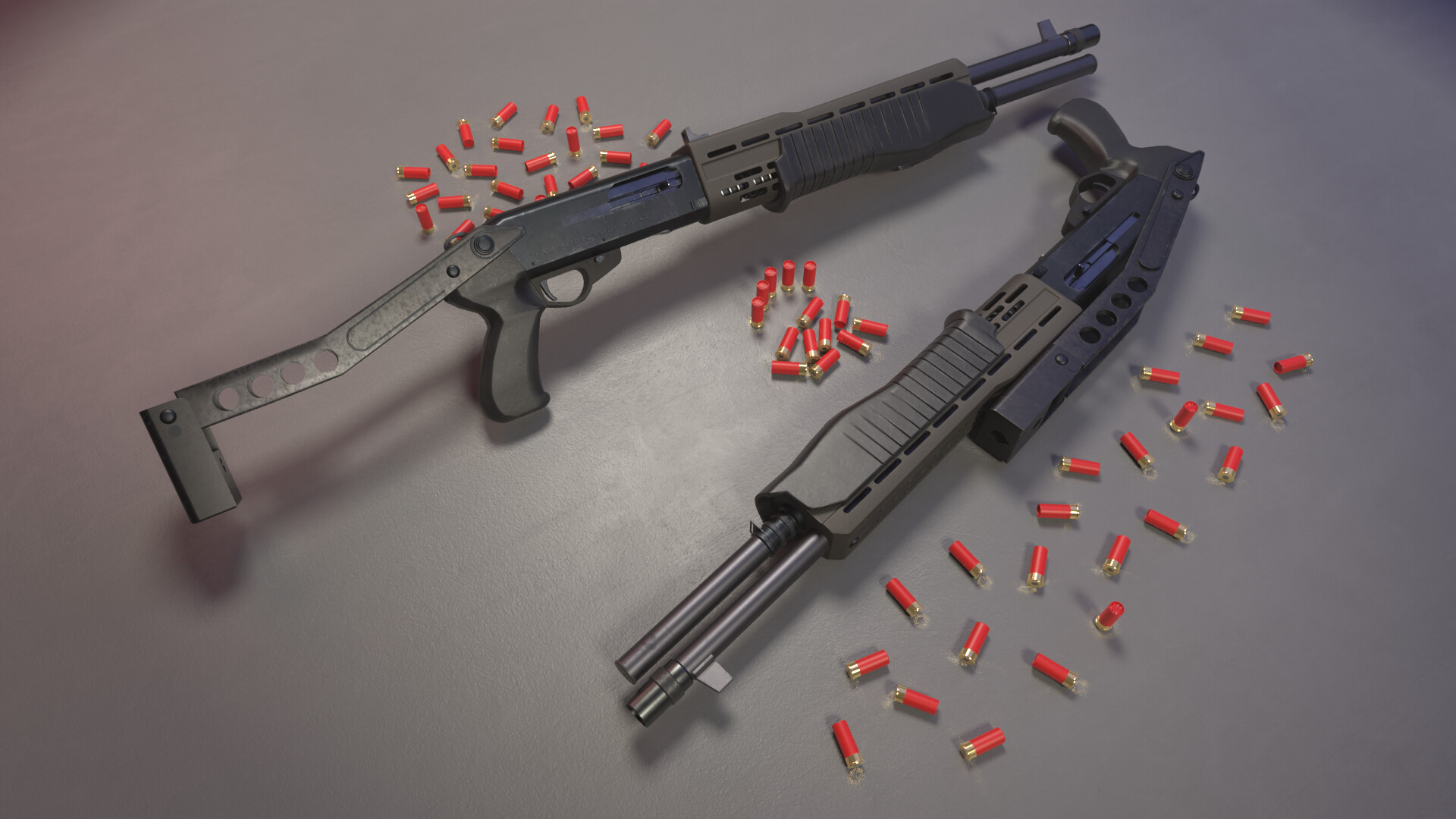 ArtStation - Shotgun Spas 12 For games
