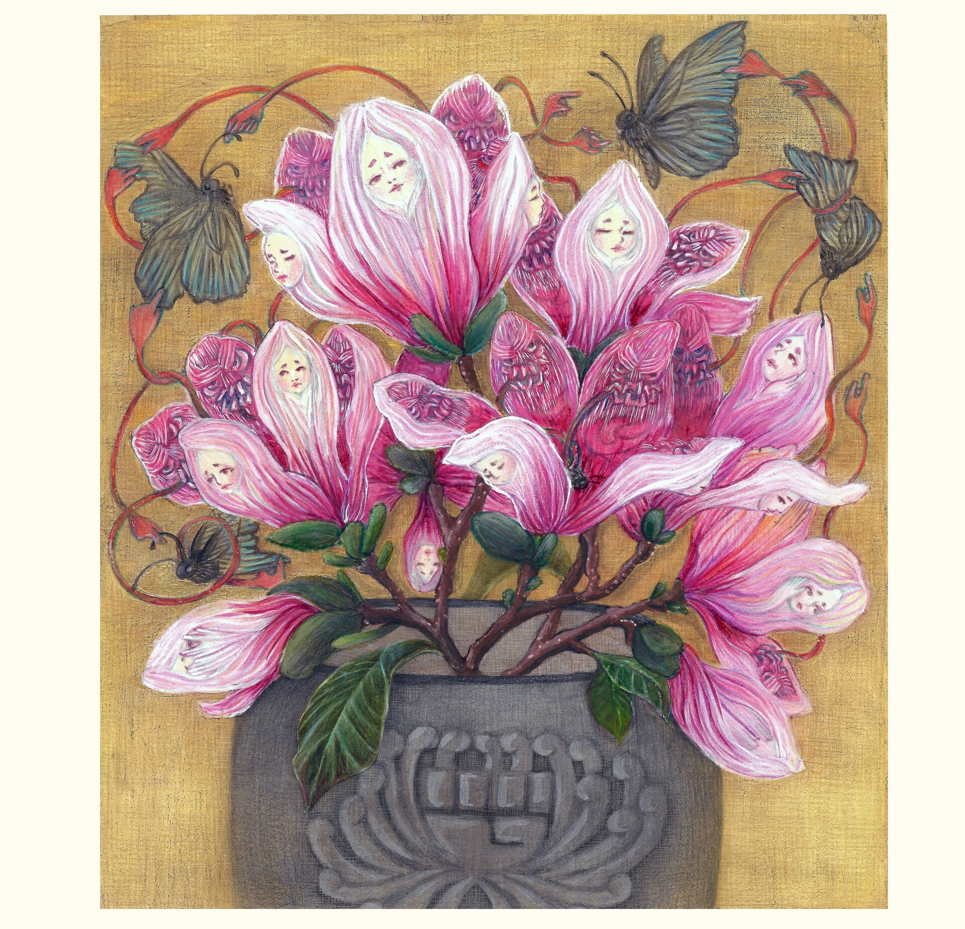 ArtStation - Yokai City_Hinoenma