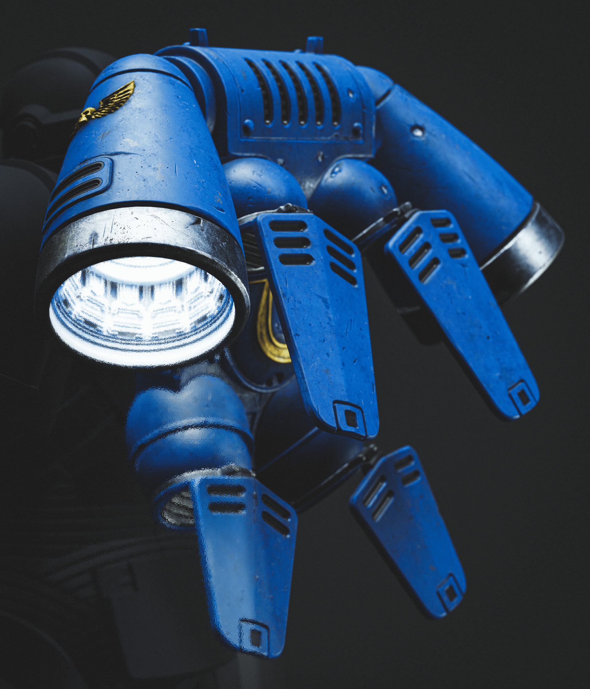 ArtStation - Space Marine Jetpack. Warhammer 40K Fan Art