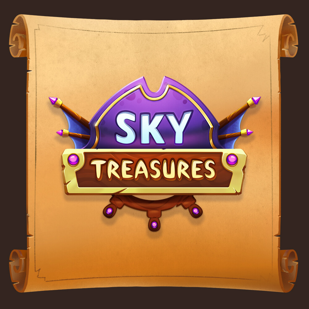 ArtStation - Sky Treasures - Logo & UI