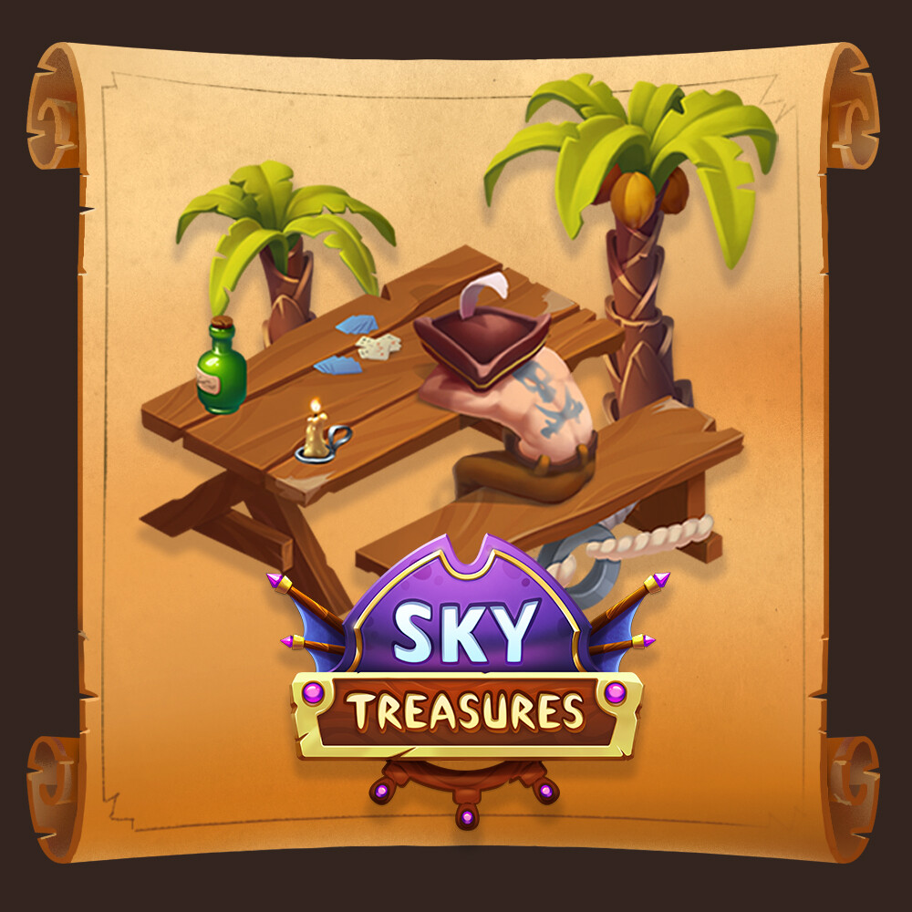 Game Feather Studio - Sky Treasures - Tiles & Props