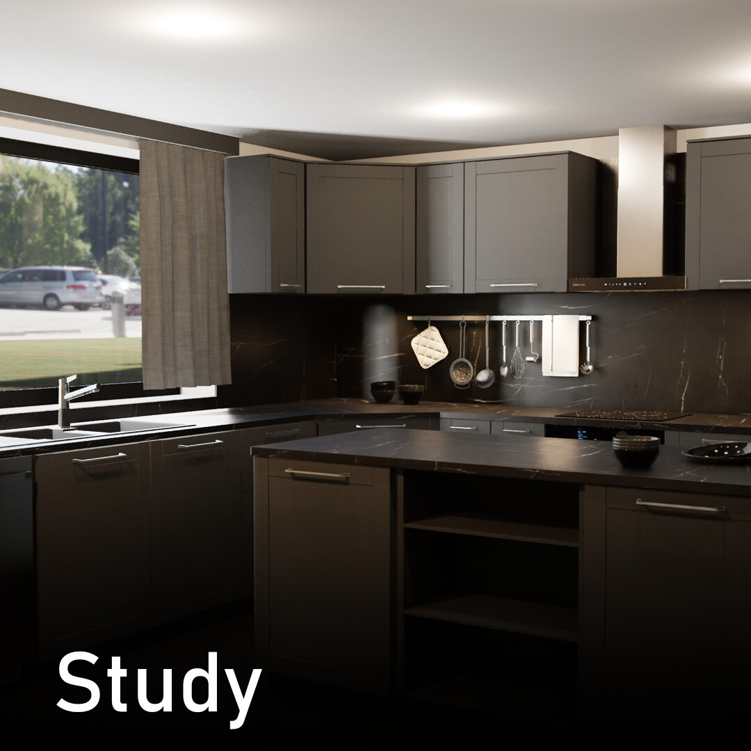 Sascha Henrichs Freelance 3D Environment Artist - Interior exercise, Unreal