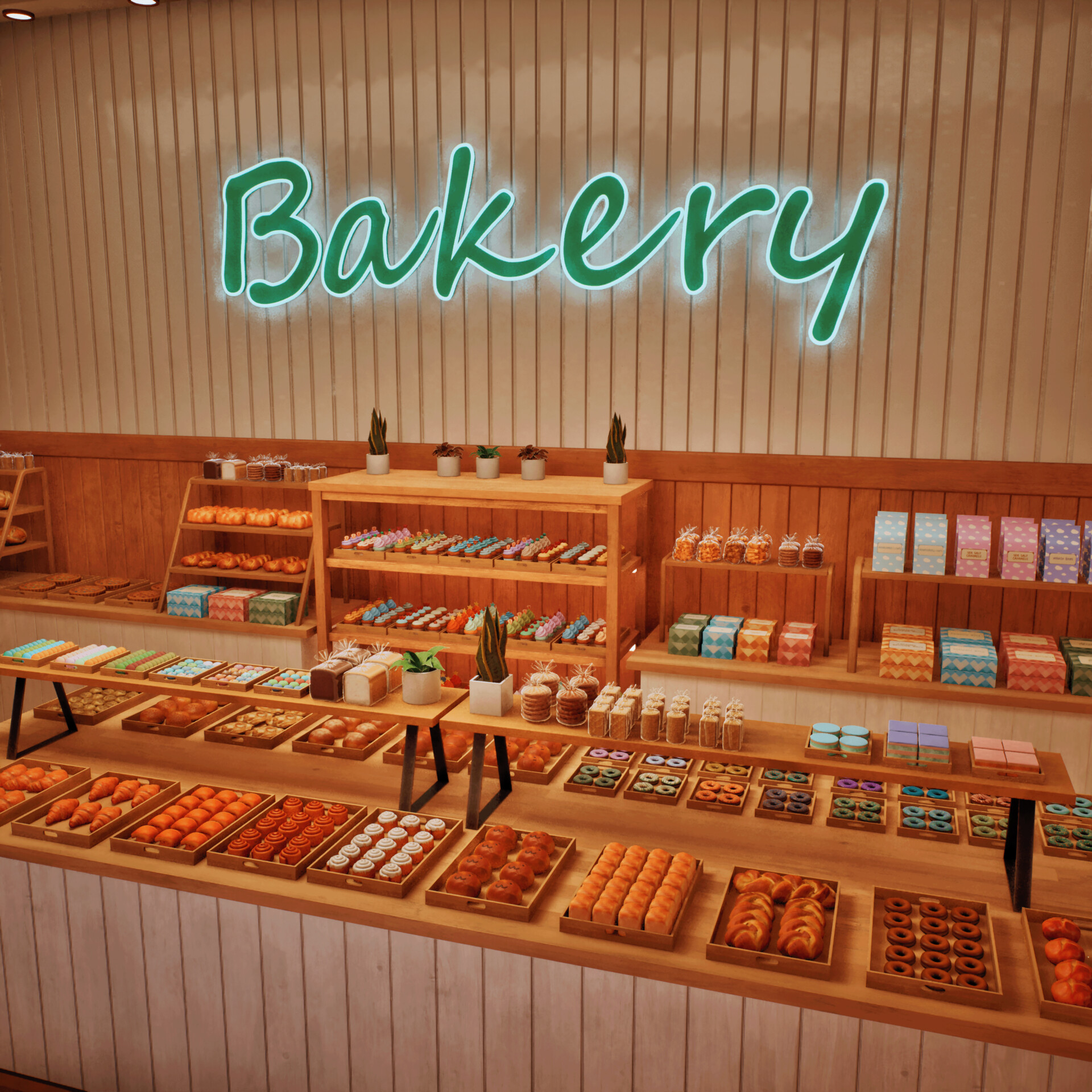 ArtStation - Unreal Engine 5 - Bakery Shop