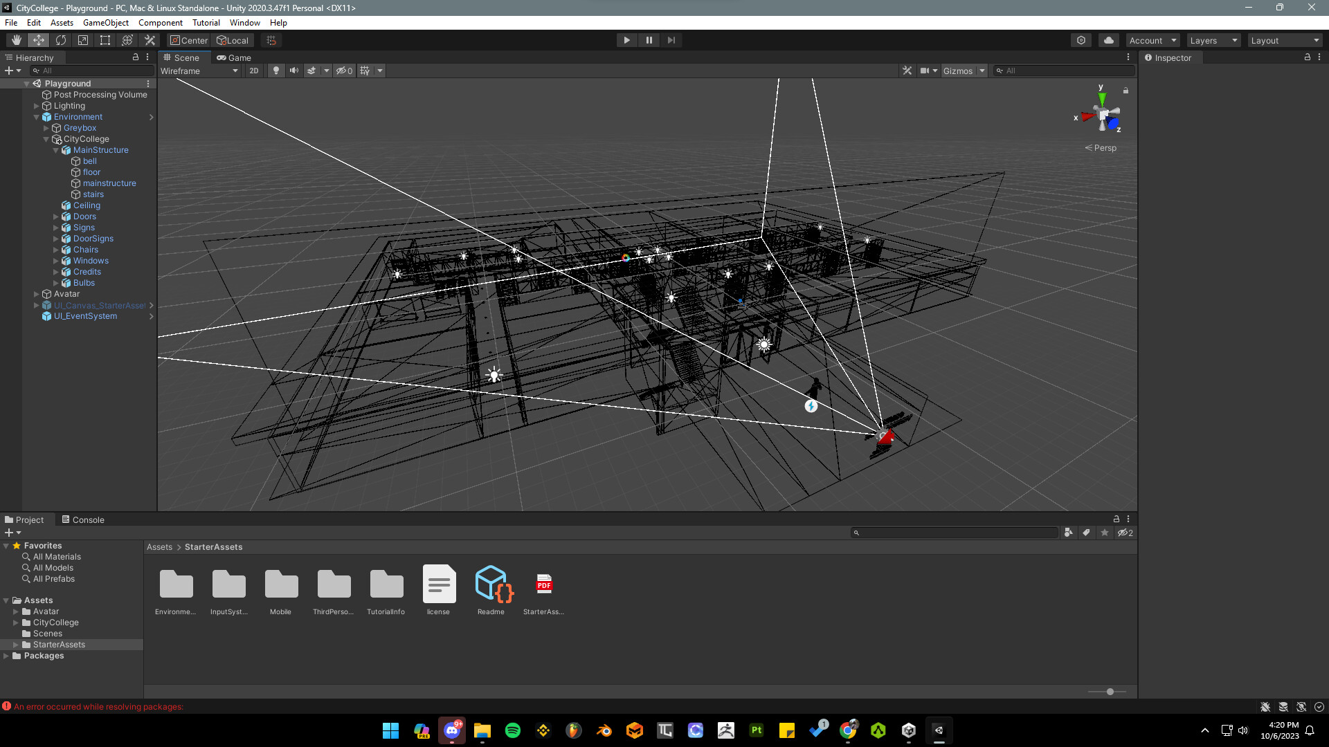 ArtStation - City College Walkthrough made in Unity