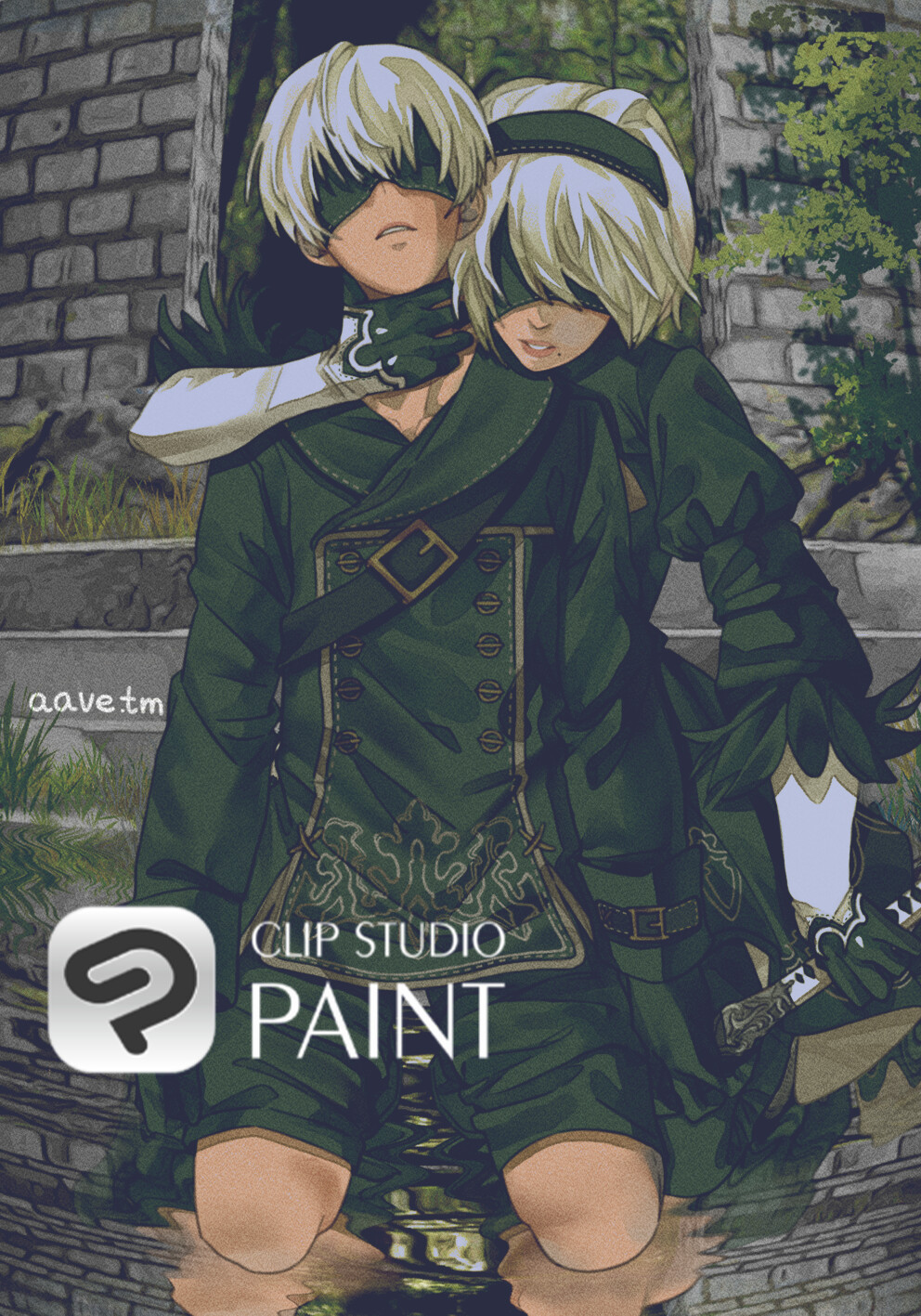 ArtStation - 2B And 9S (Nier: Automata)