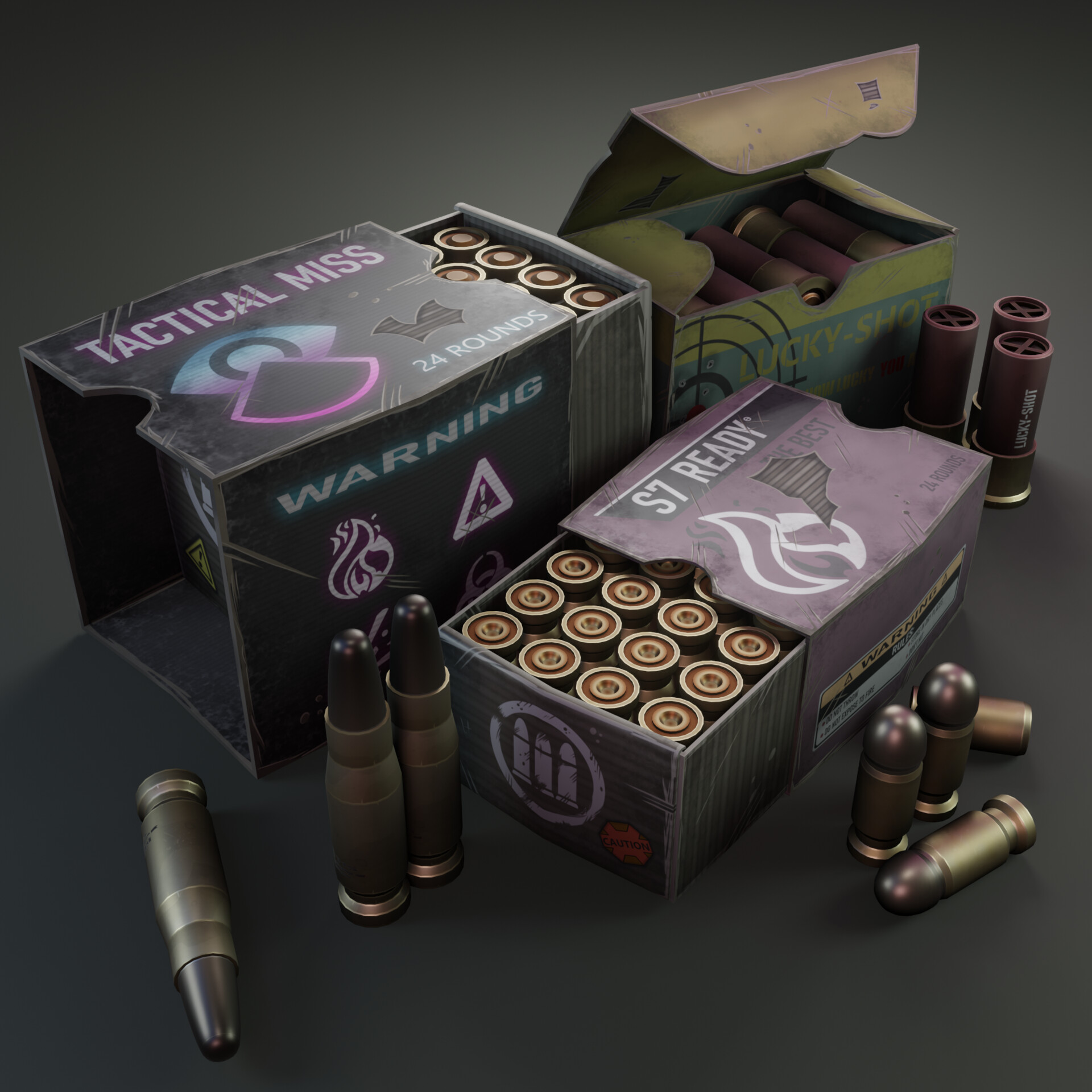 ArtStation - Ammo boxes