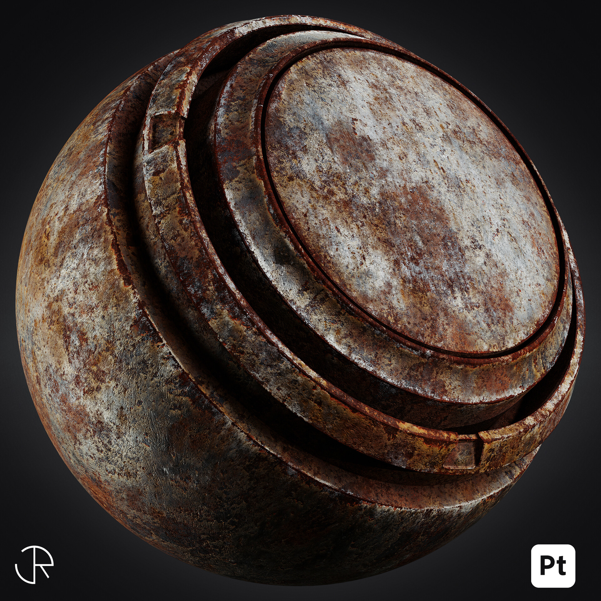 ArtStation - Post-Apocalyptic Metal Materials Substance 3d Painter
