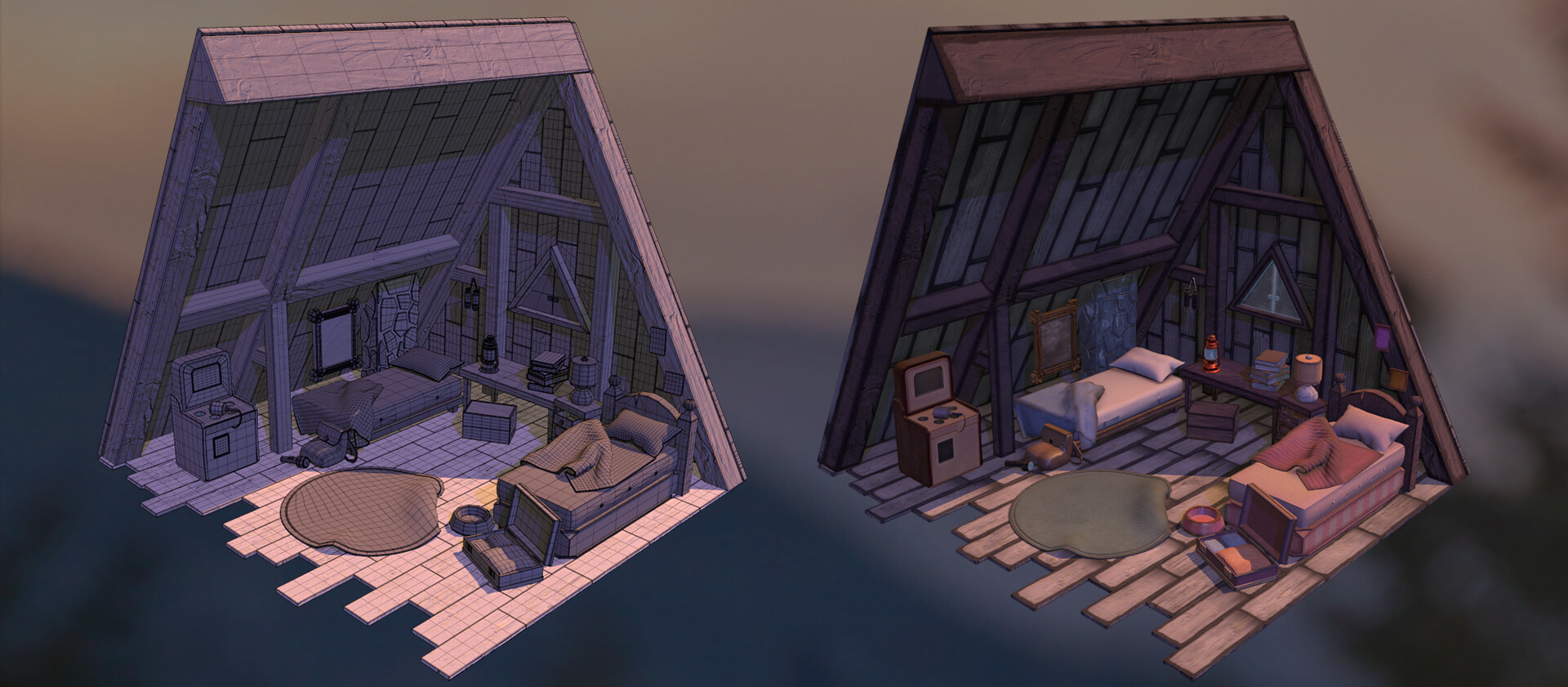 ArtStation - Gravity falls room