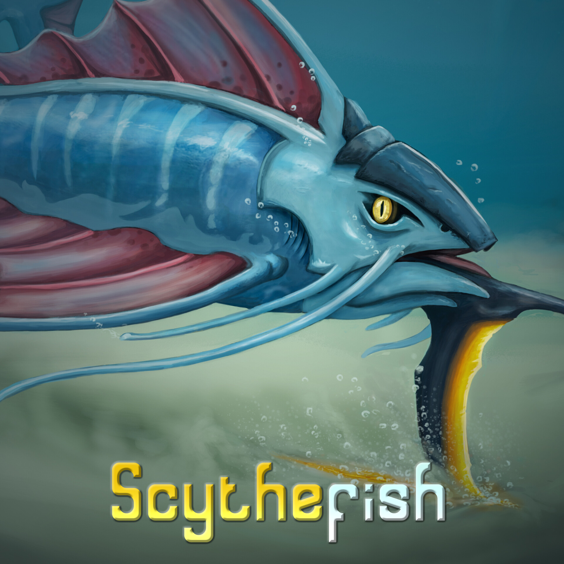 ArtStation - Scythefish (Subnautica Fan Concept)