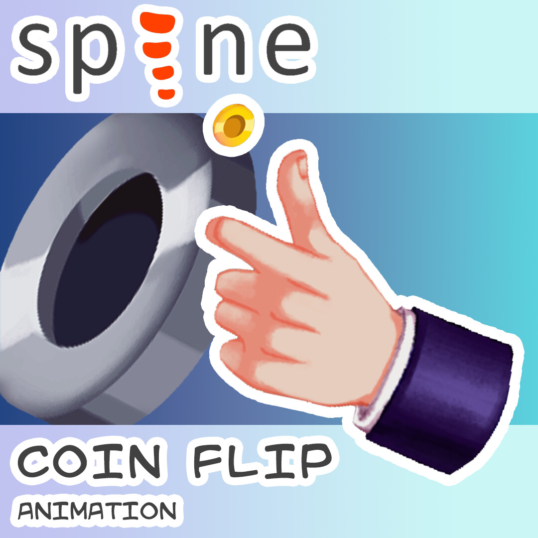 ArtStation - Coin Flip Spine Animation