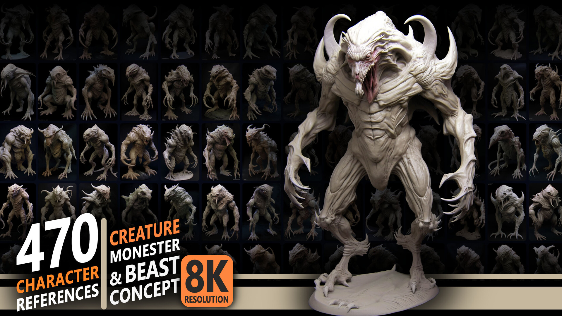 ArtStation - 470 Creature Monester & Beast Concept - Character ...
