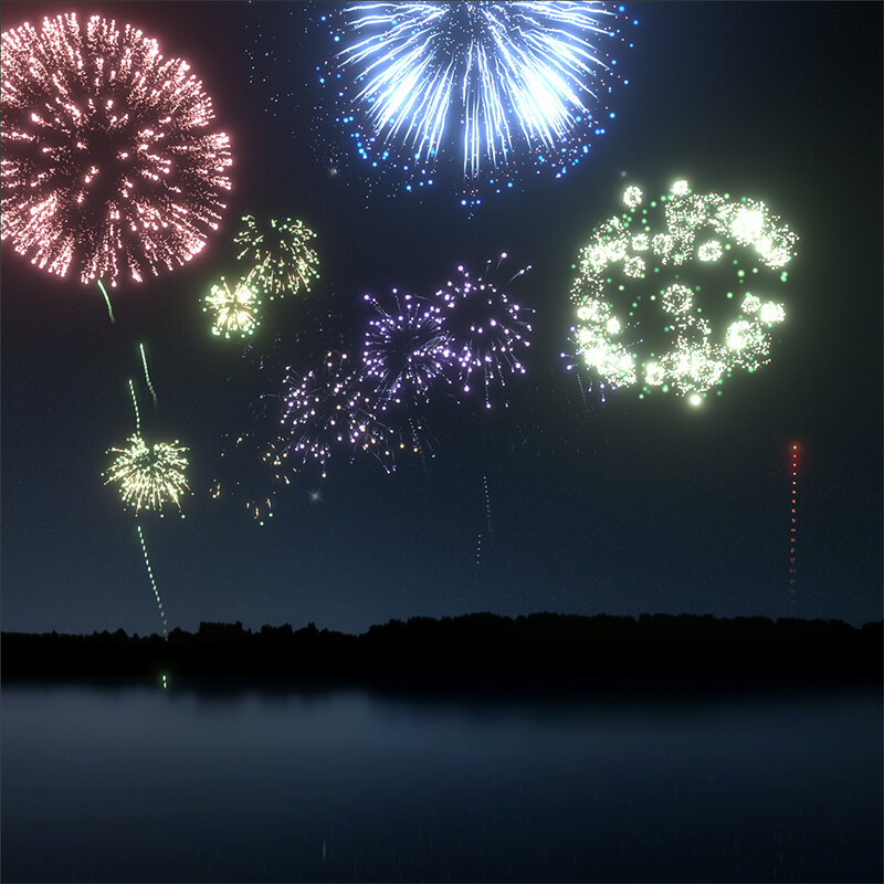 Solodream Creation - Realistic VFX Particles: Fireworks Pack 01🎆
