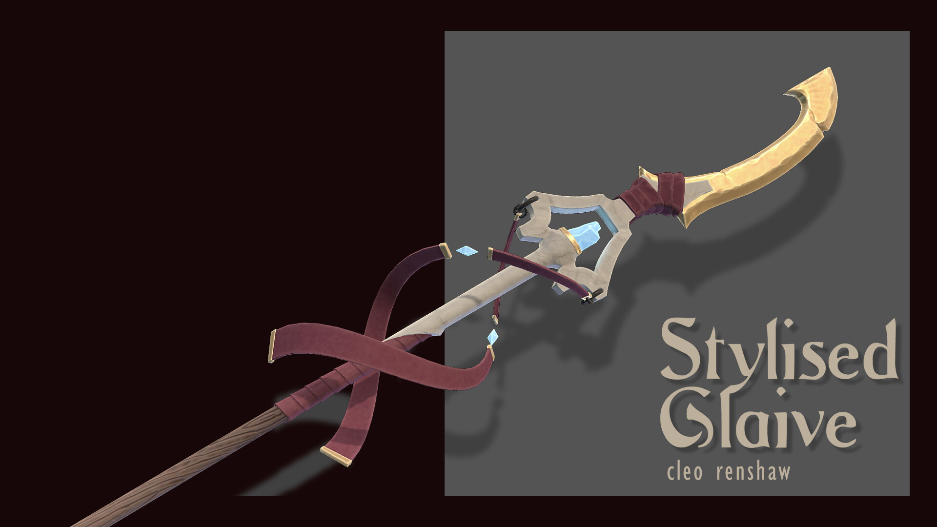 ArtStation - Stylised Glaive