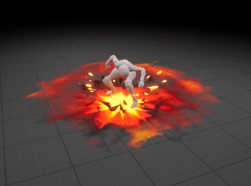 ArtStation - Fall Impact VFX - UE5