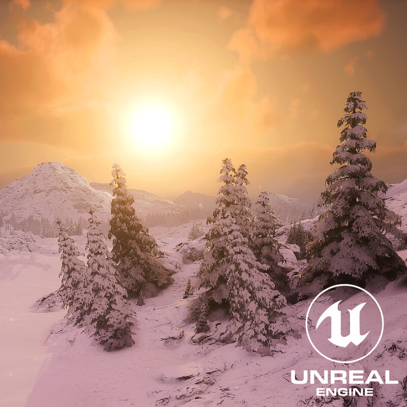 ArtStation - Virtual Heightfield Mesh Interactive Snow