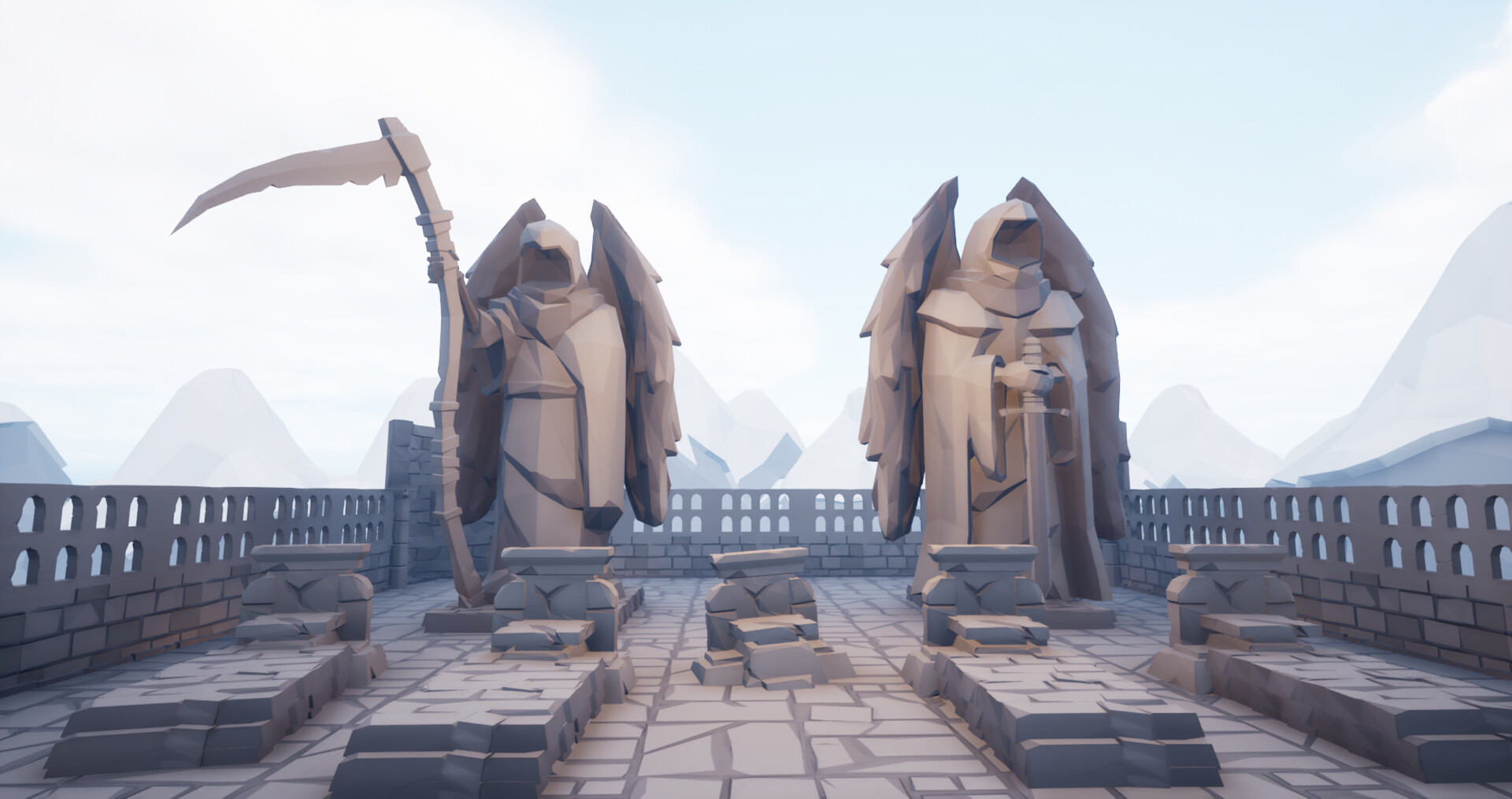 ArtStation - Polygon Arena - Level Design for Deathmatch Game