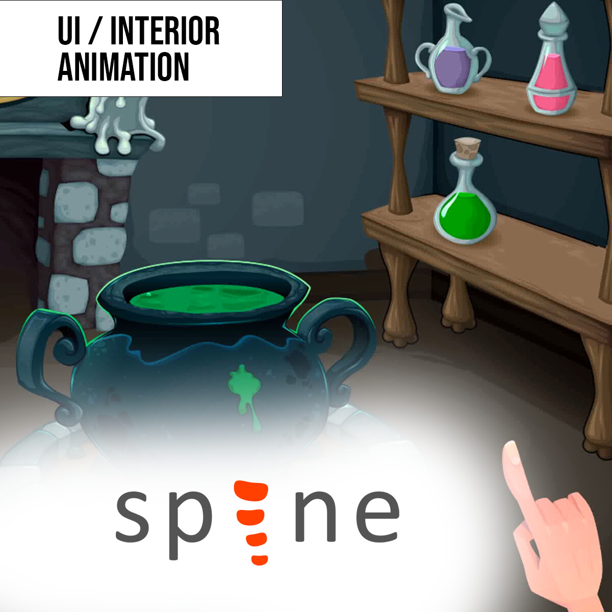 ArtStation - 2D Spine UI / Background Animation & Winner Scene